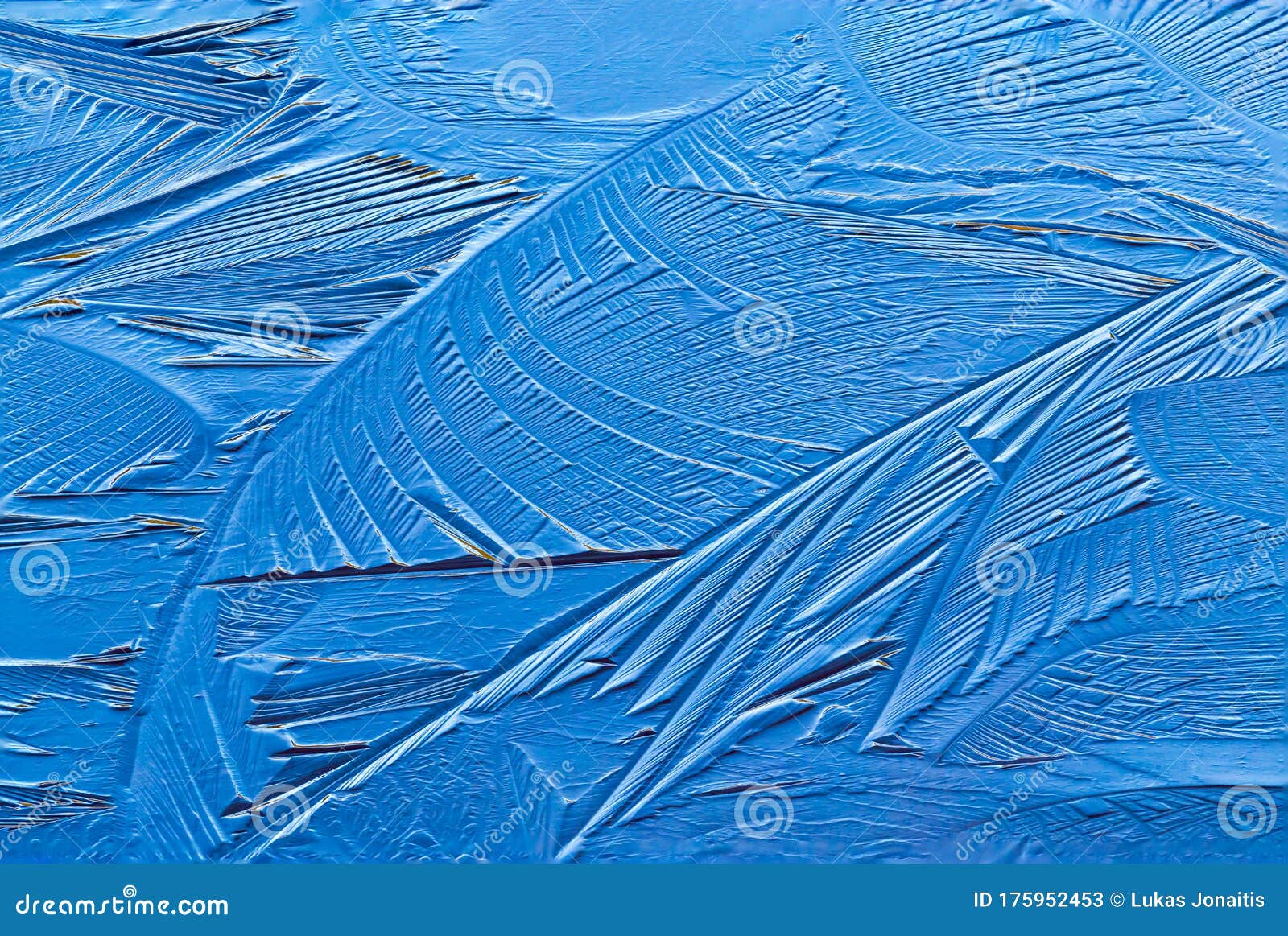 Blue Geometric Ice Forms Abstract Natural Background Stock Image ...