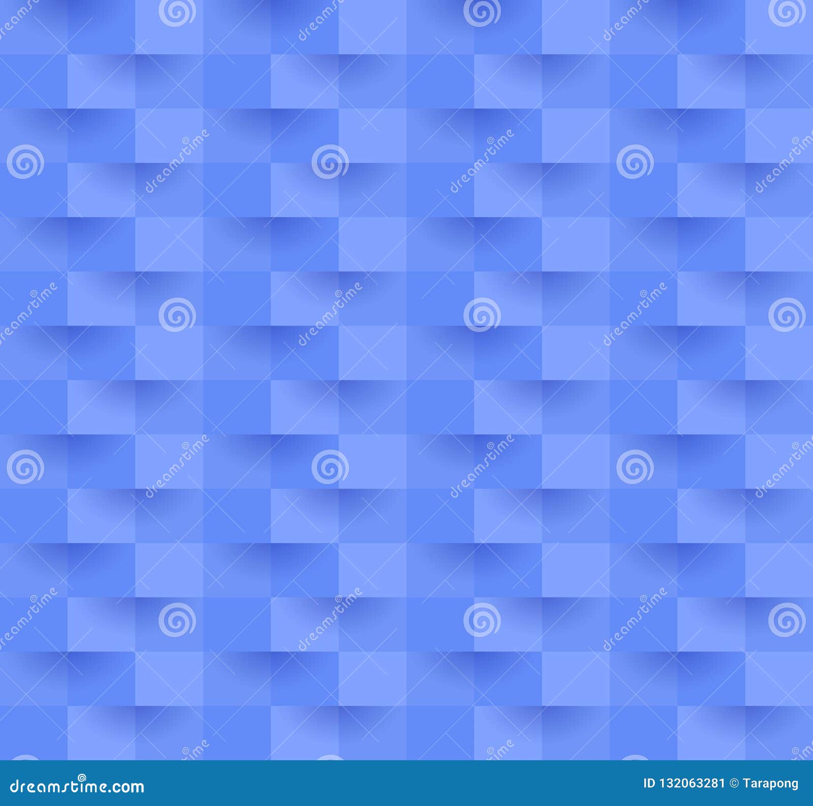 Blue Geometric Pattern, Abstract Seamless Background Template. Stock ...