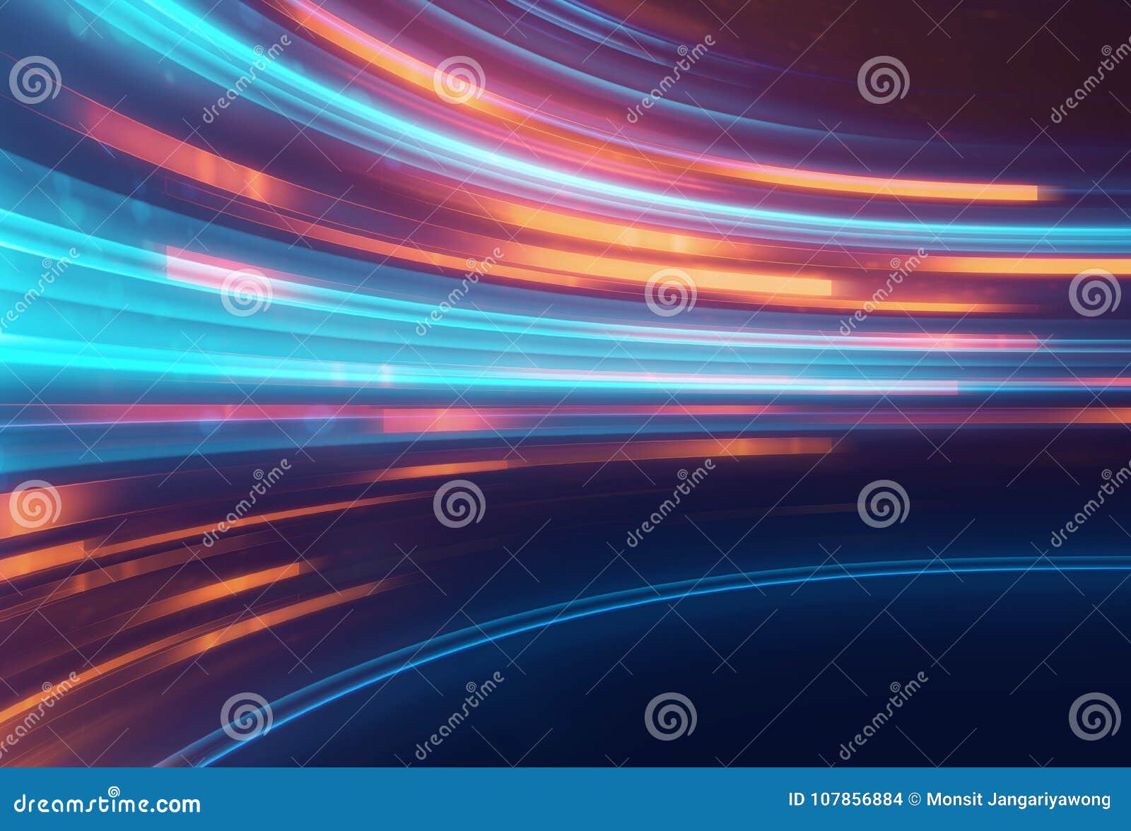 Blue Geometric Shape Abstract Technology Background Stock Illustration ...