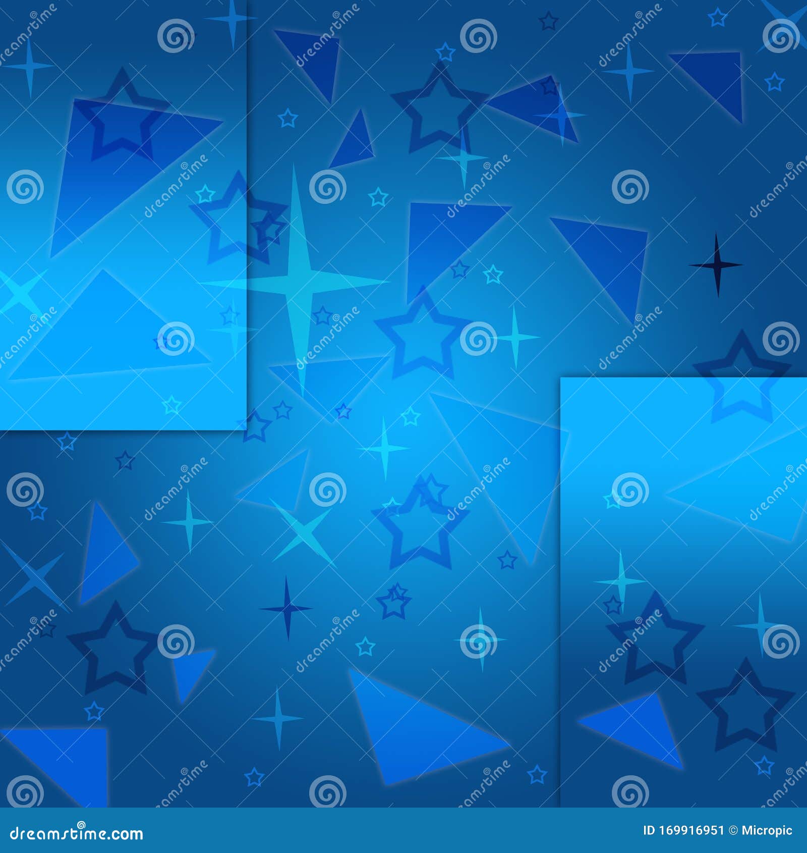 Blue Geometric Shapes Overlay Effect Background Wallpaper Texture Stock ...