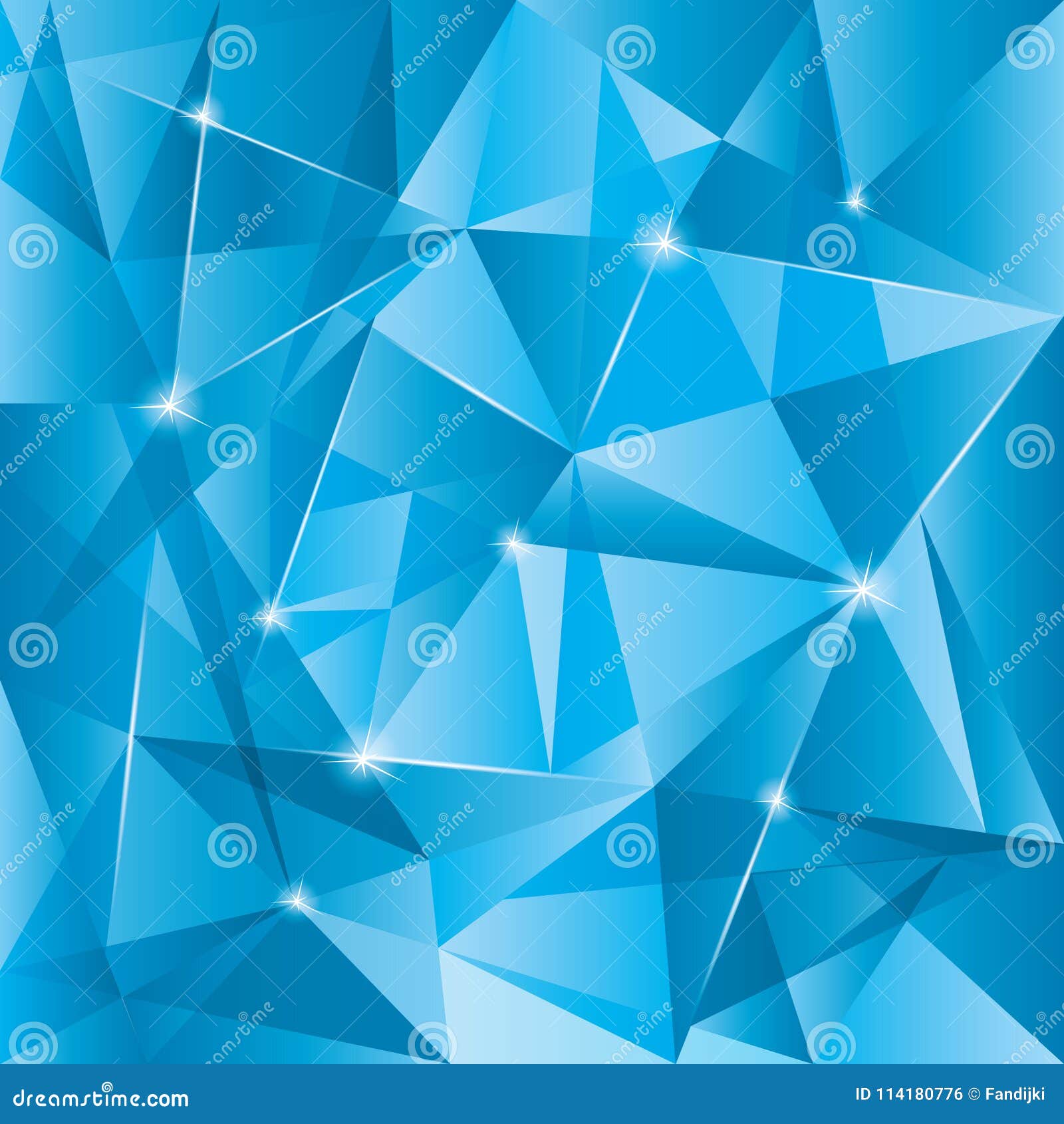 Blue Geometric Technology Background,Uneven Illustration Stock Vector ...