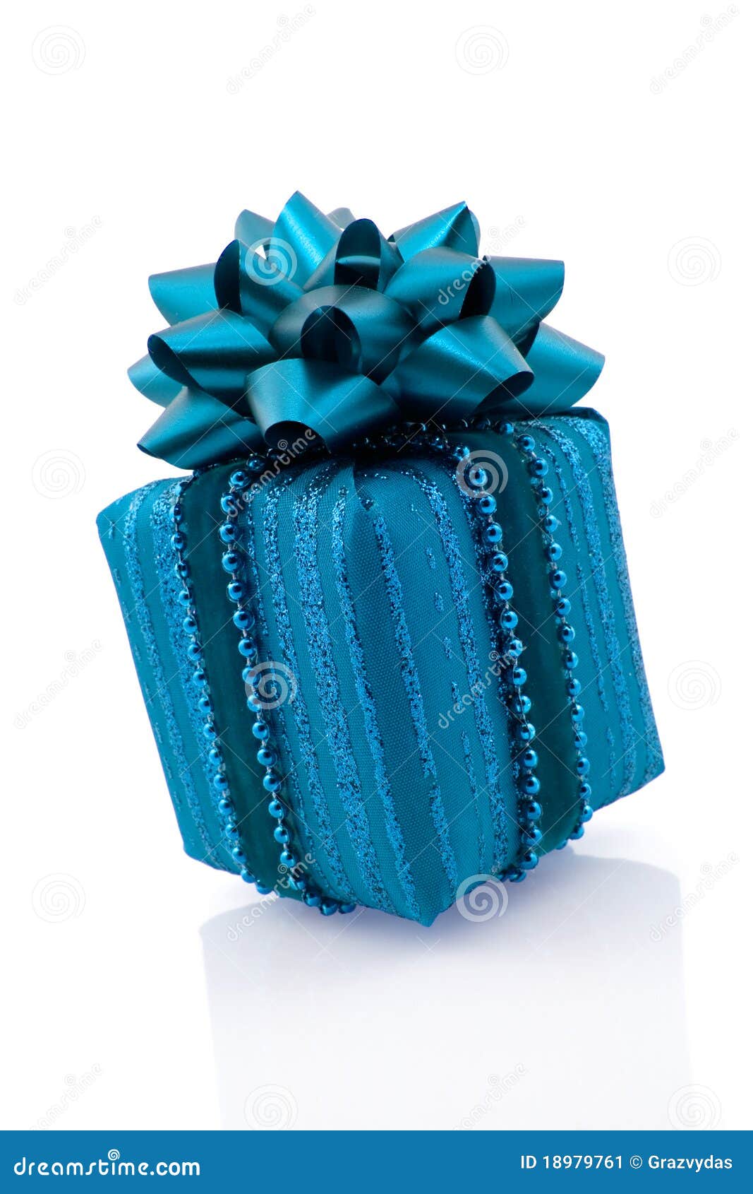 Blue gift stock image. Image of seasonal, birthday, anniversary - 18979761