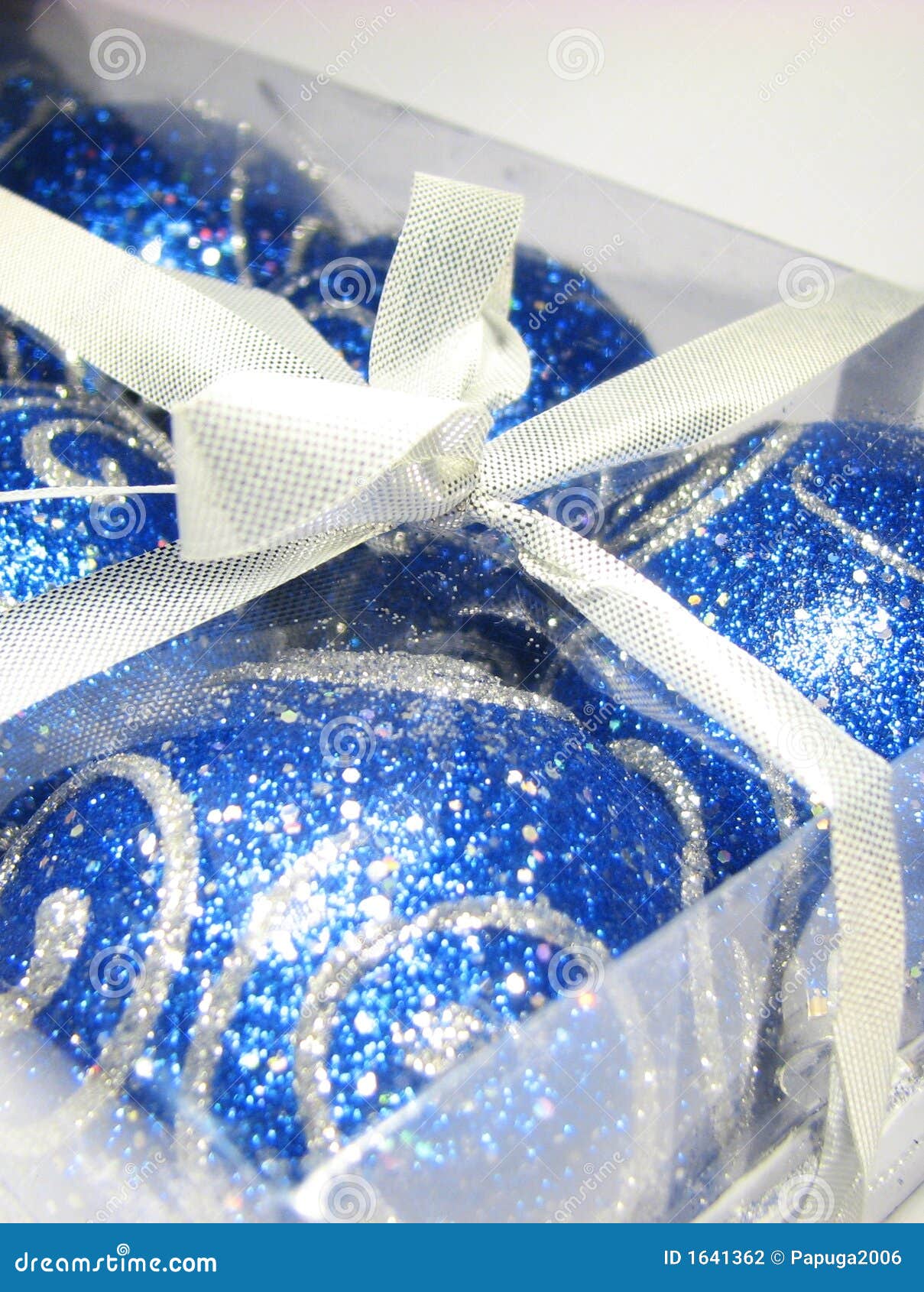 Blue gift 7 stock photo. Image of decorations, christmas - 1641362