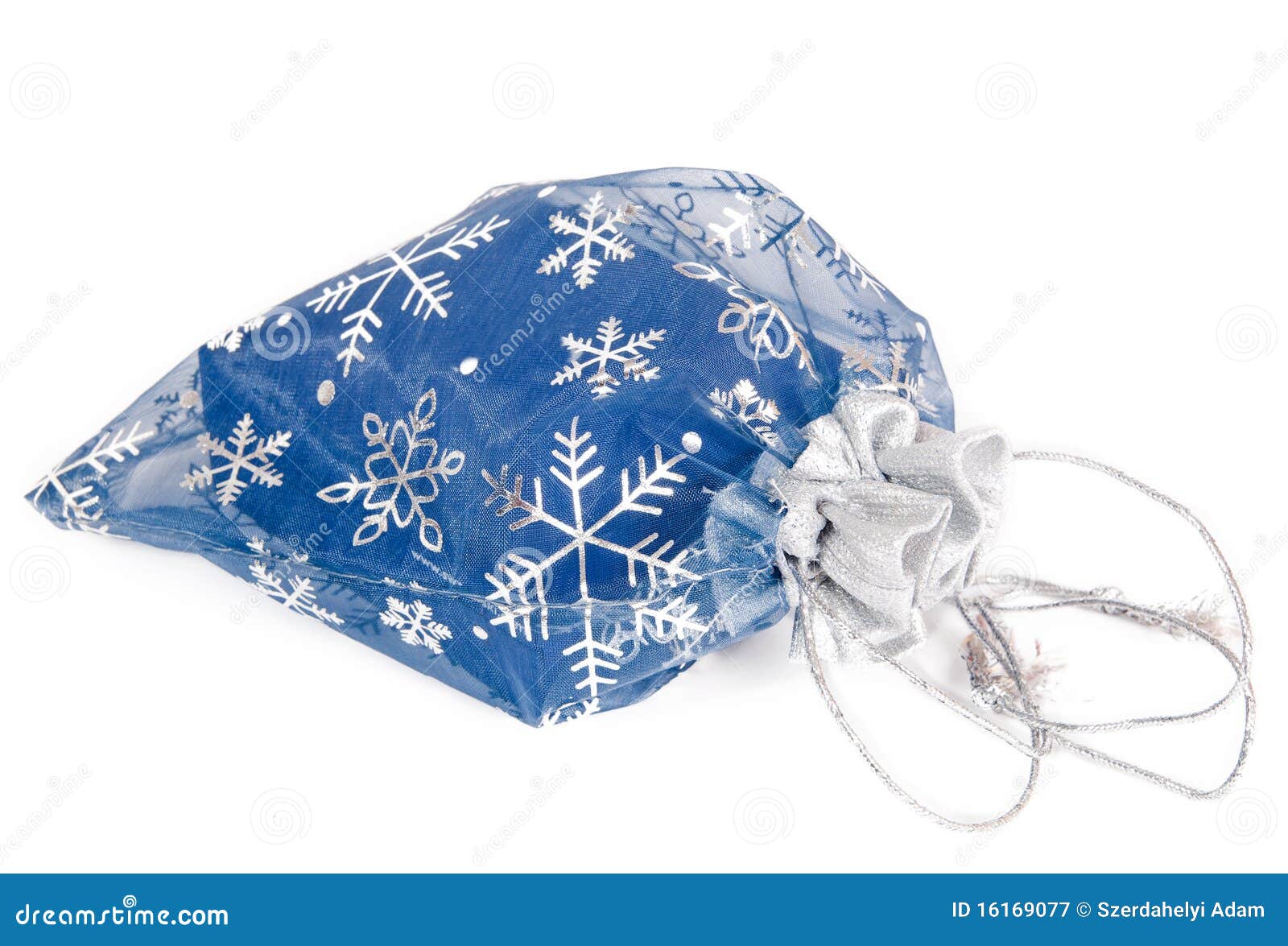 Blue gift bag stock image. Image of shiny, celebration - 16169077