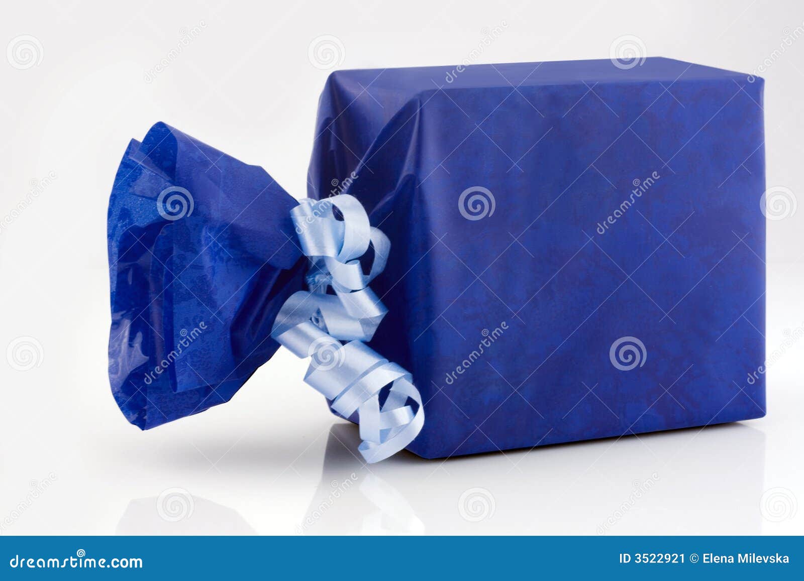 Blue gift box stock image. Image of gift, background, give - 3522921