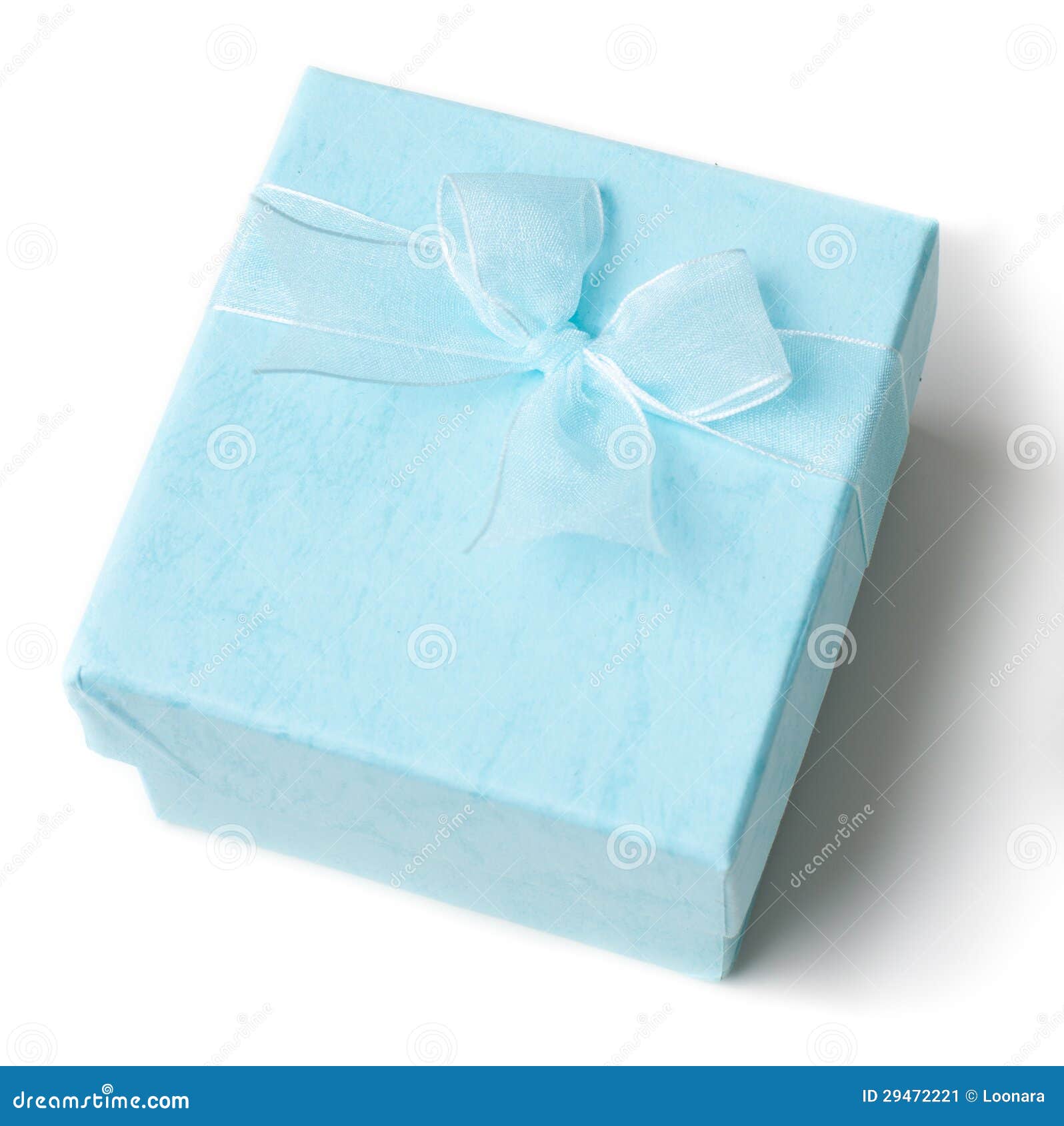Blue gift box isolated stock image. Image of christmas - 29472221