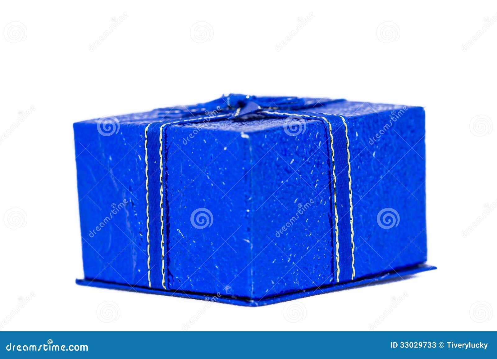Blue gift box stock image. Image of ribbon, pattern, color - 33029733