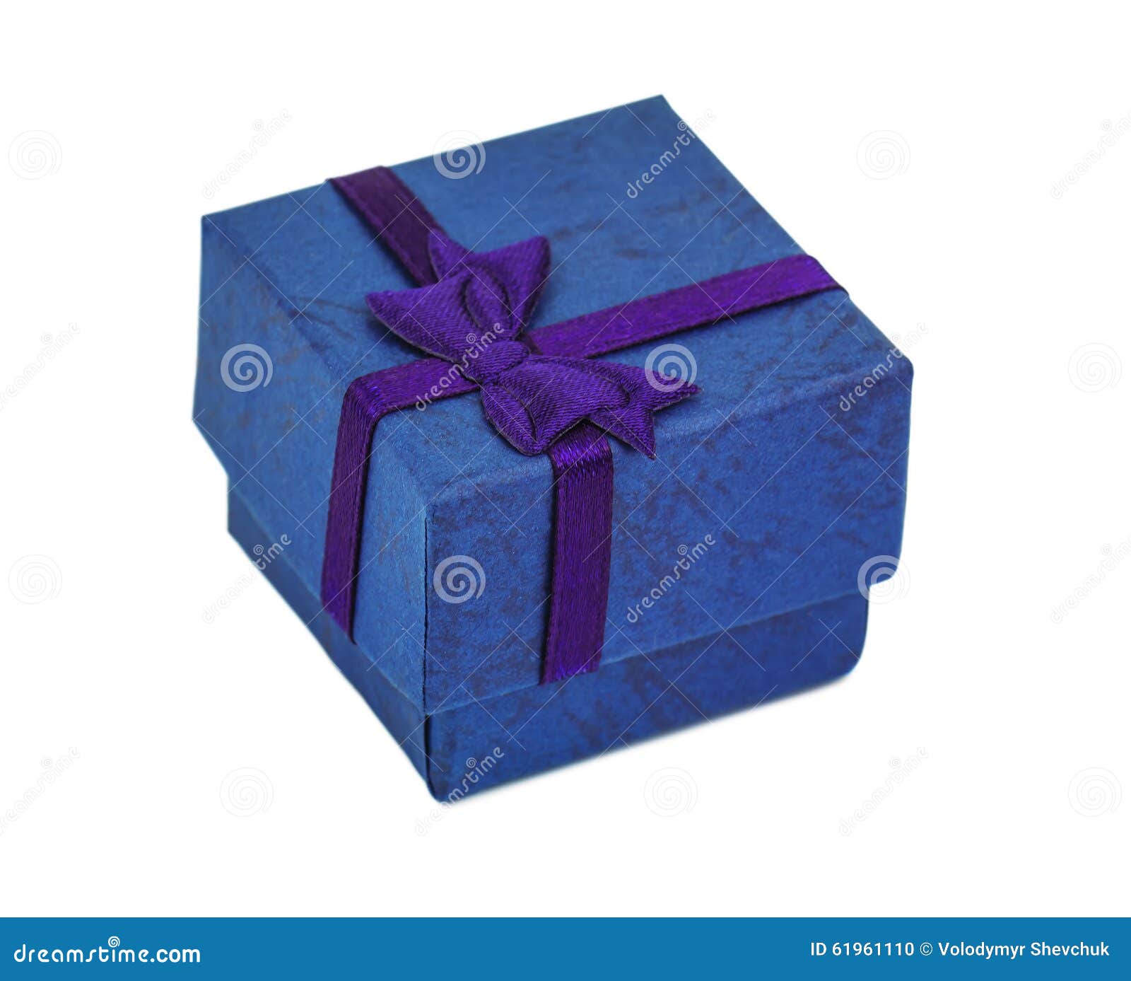 Blue gift box stock photo. Image of christmas, holiday - 61961110