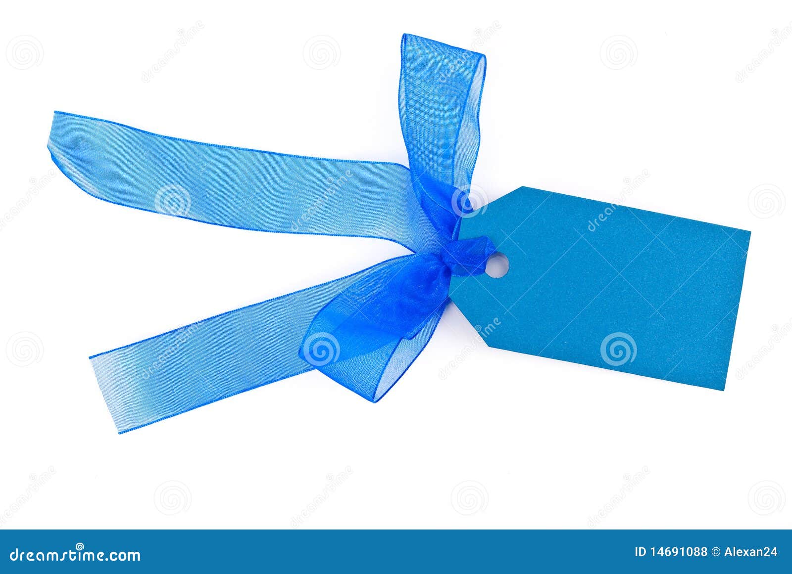 Blue gift tag stock photo. Image of shape, pricing, isolated - 14691088