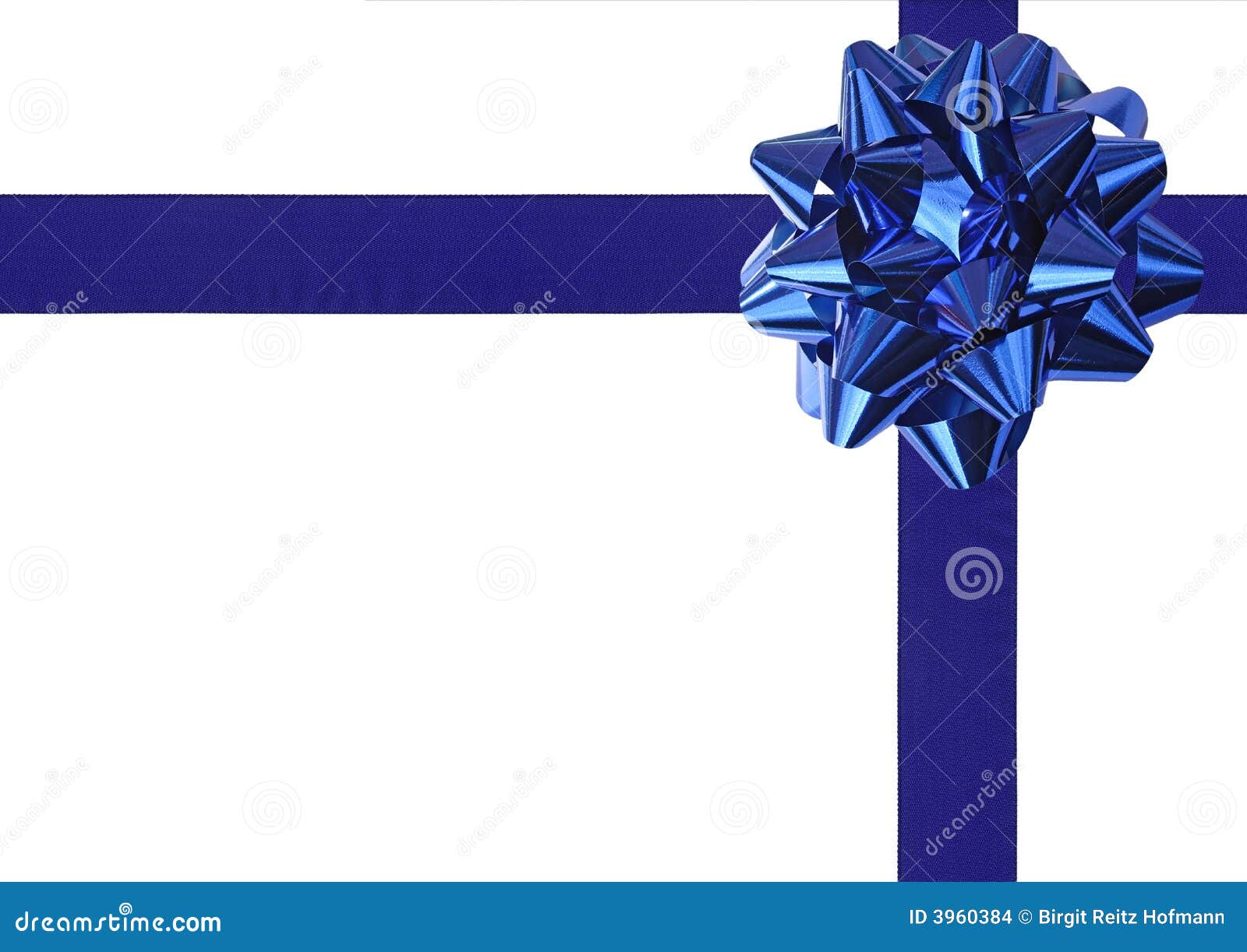 Blue Gift wrapping stock photo. Image of wrapping, xmas - 3960384