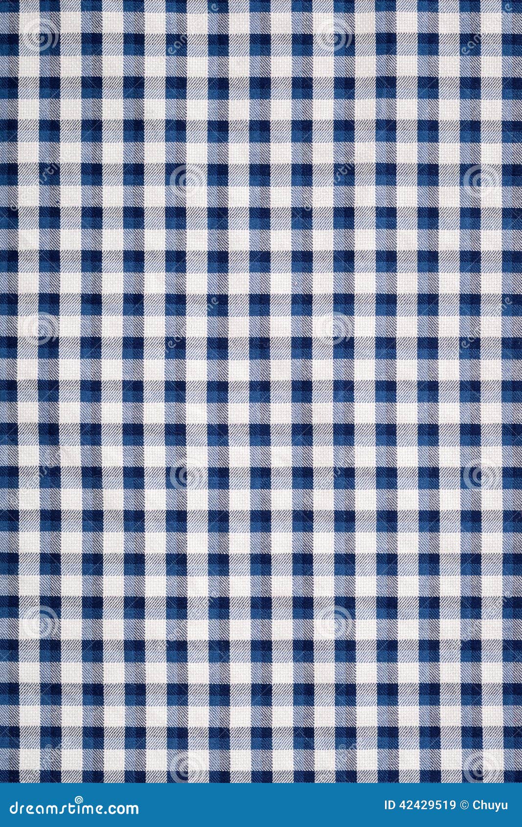 Blue gingham cloth stock image. Image of design, closeup - 42429519