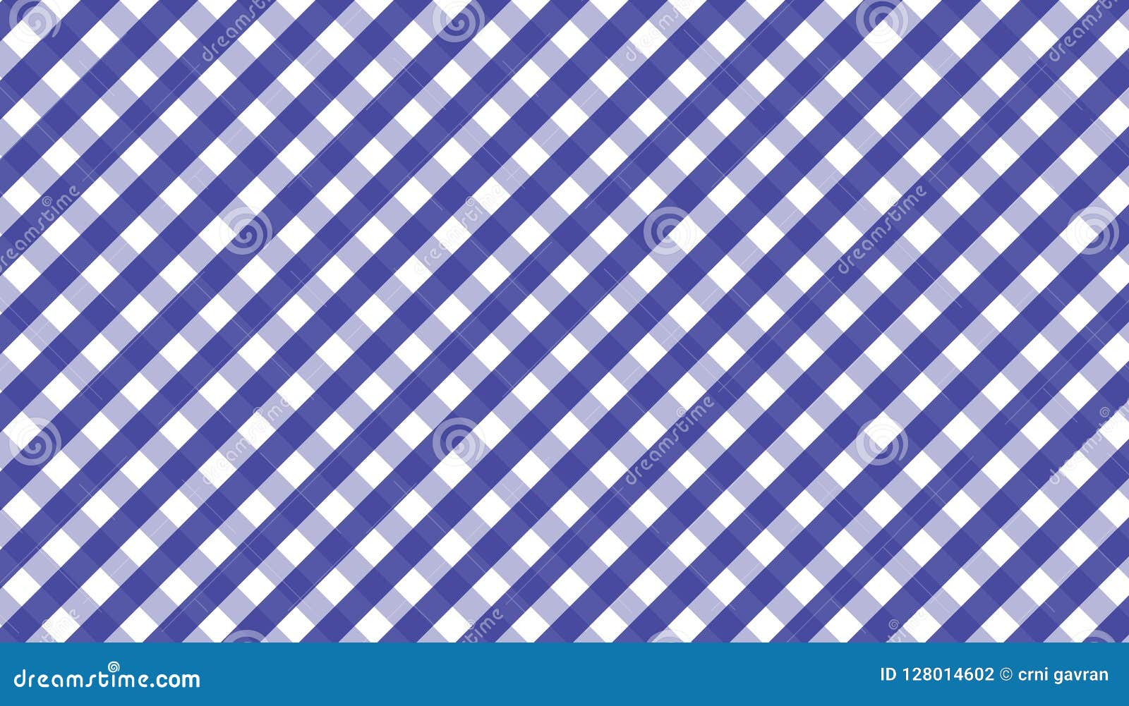 Blue Gingham Seamless Pattern.Illustration. Stock Vector - Illustration ...