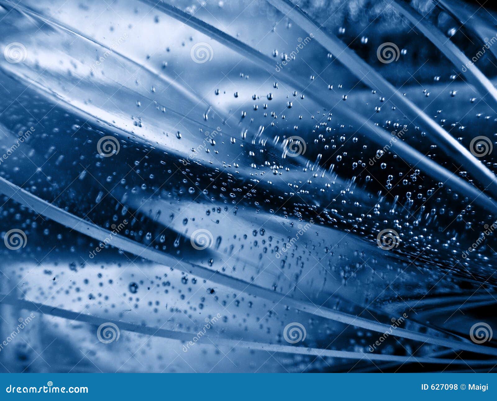 Blue Glass Background