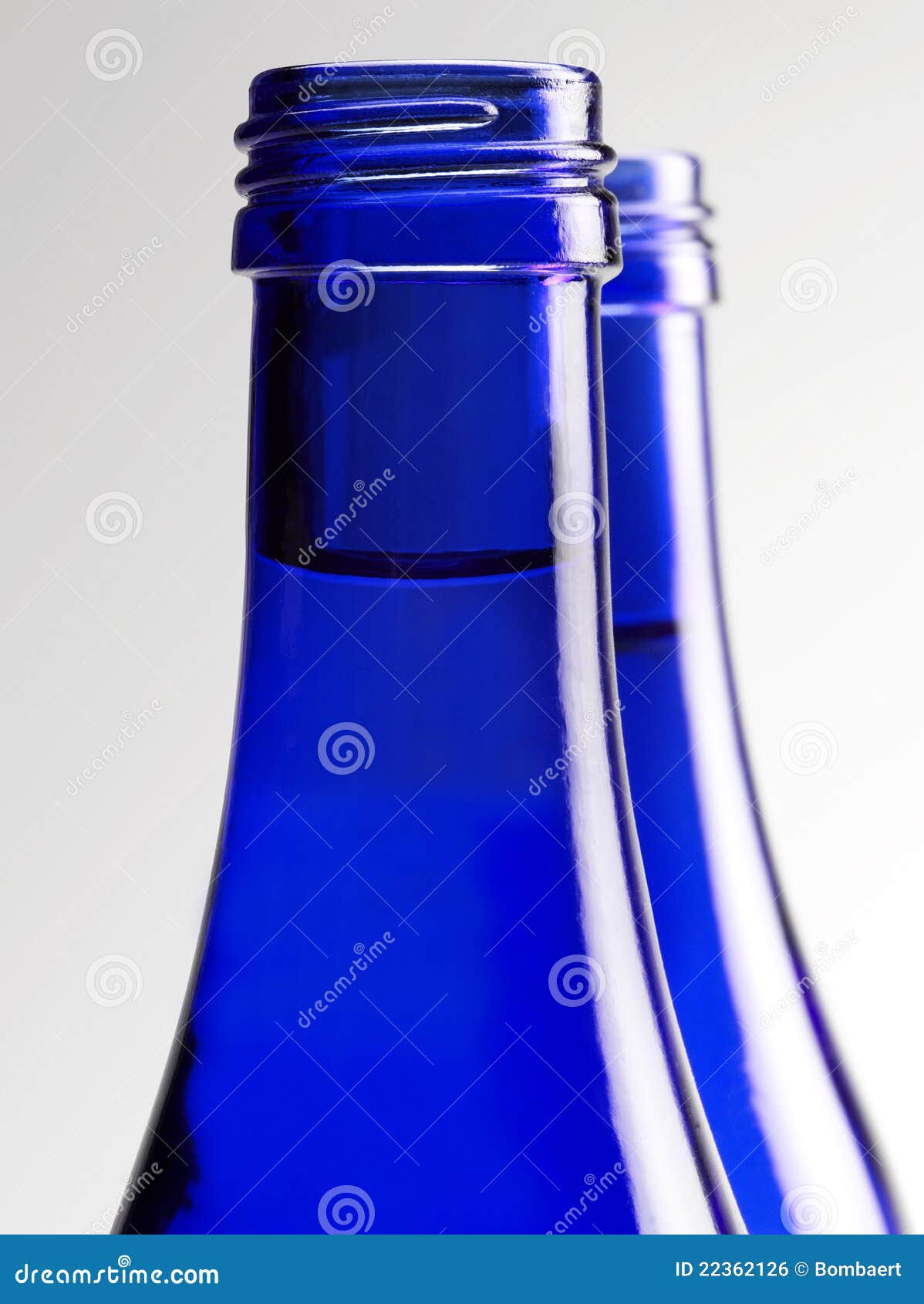 Blue glass bottle of soda stock photo. Image of healthcare - 22362126