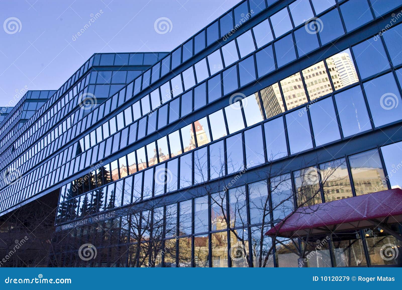 Blue glass building stock image. Image of city, archetecture - 10120279