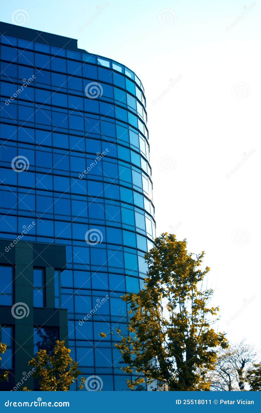 Blue glass modern building stock image. Image of framework - 25518011