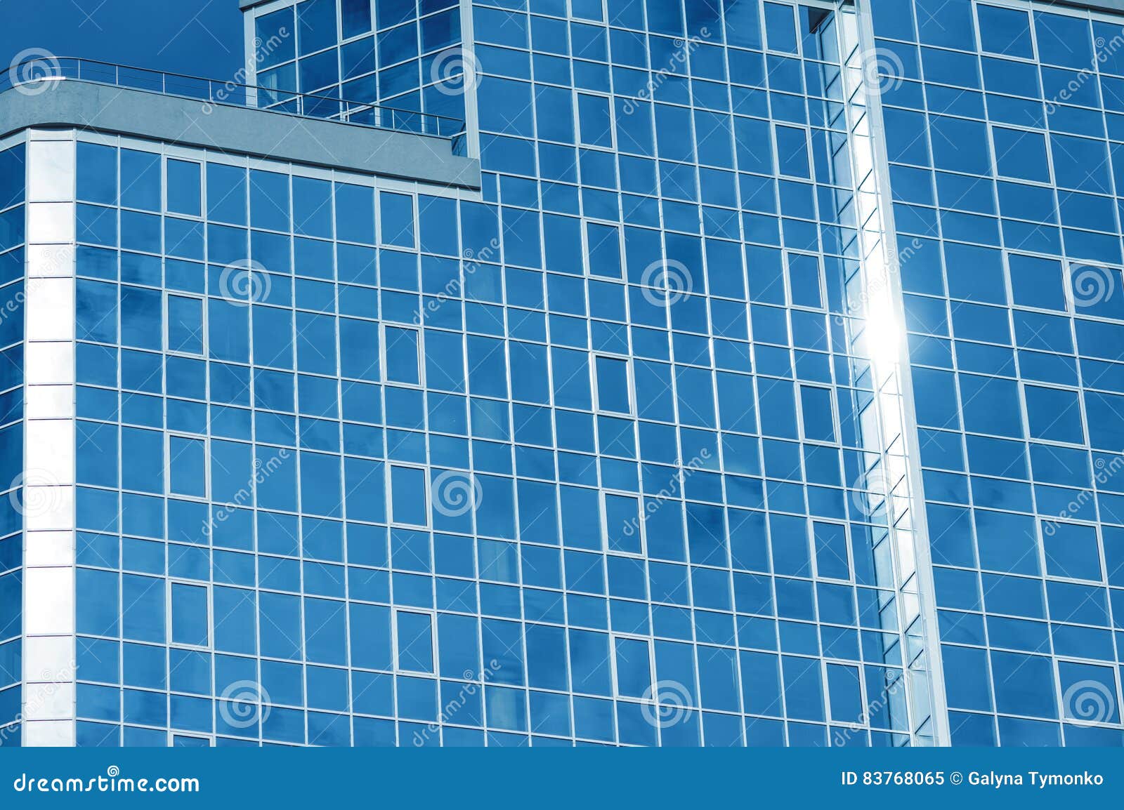 Blue glass office building stock image. Image of corporate - 83768065