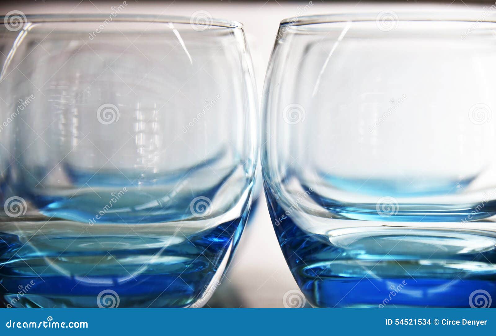 Blue Glass stock photo. Image of isolated, glass, glassware - 54521534