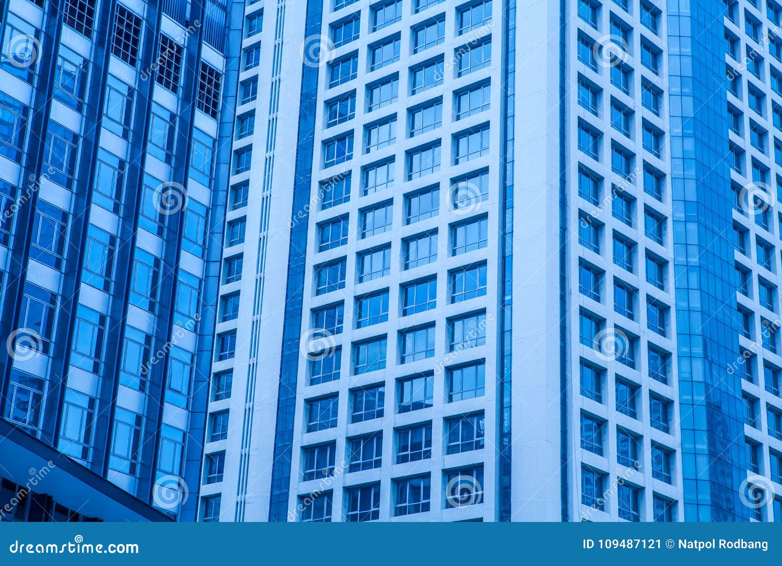 Blue Glass Skyscraper ,abstract Modern Office Building Stock Image ...