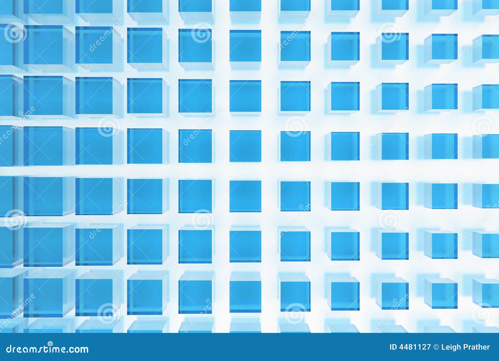 Blue glass squares stock image. Image of pattern, clear - 4481127