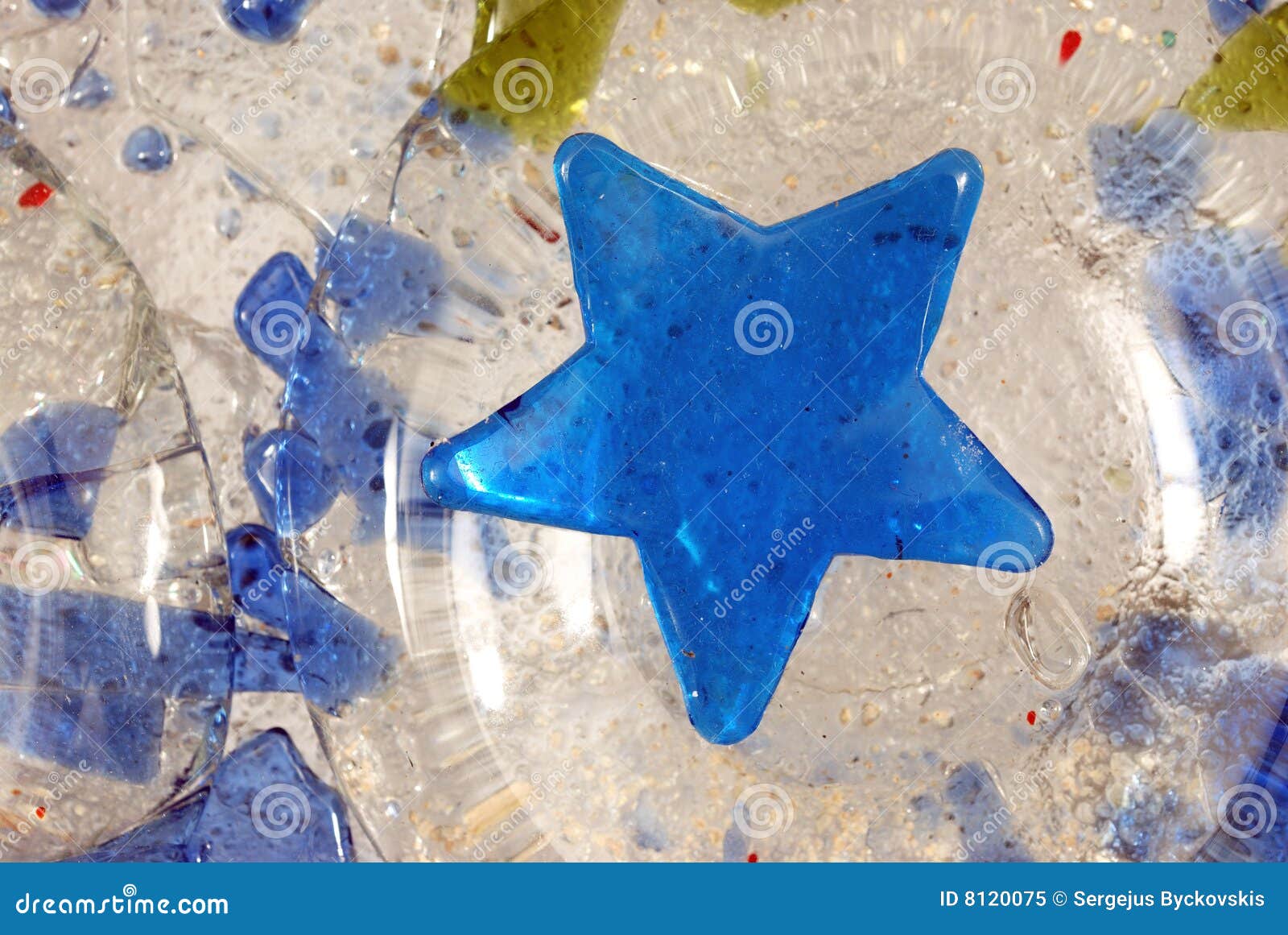 Blue glass star stock image. Image of macro, blue, star - 8120075