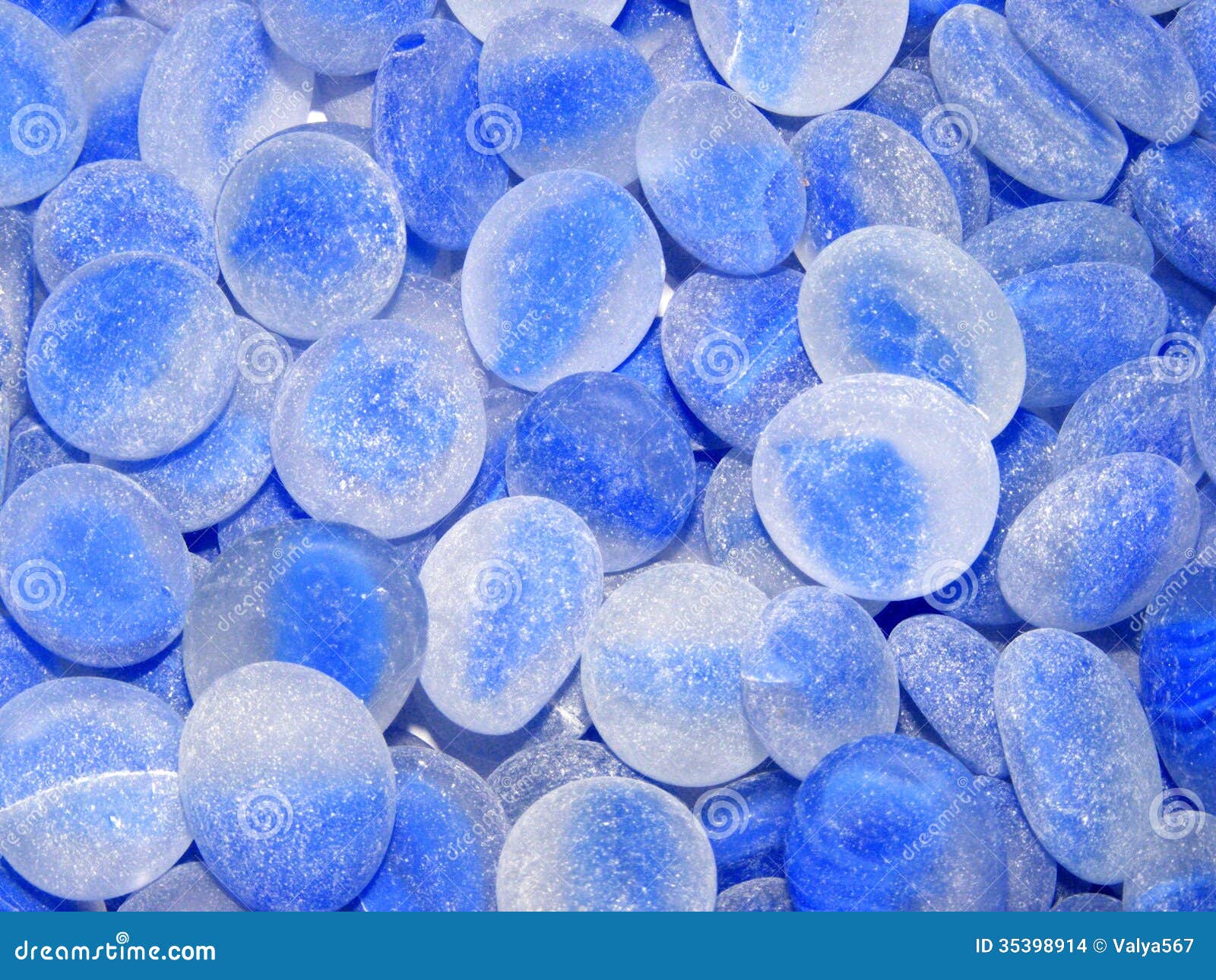 Blue glass stones stock photo. Image of colored, colorful - 35398914