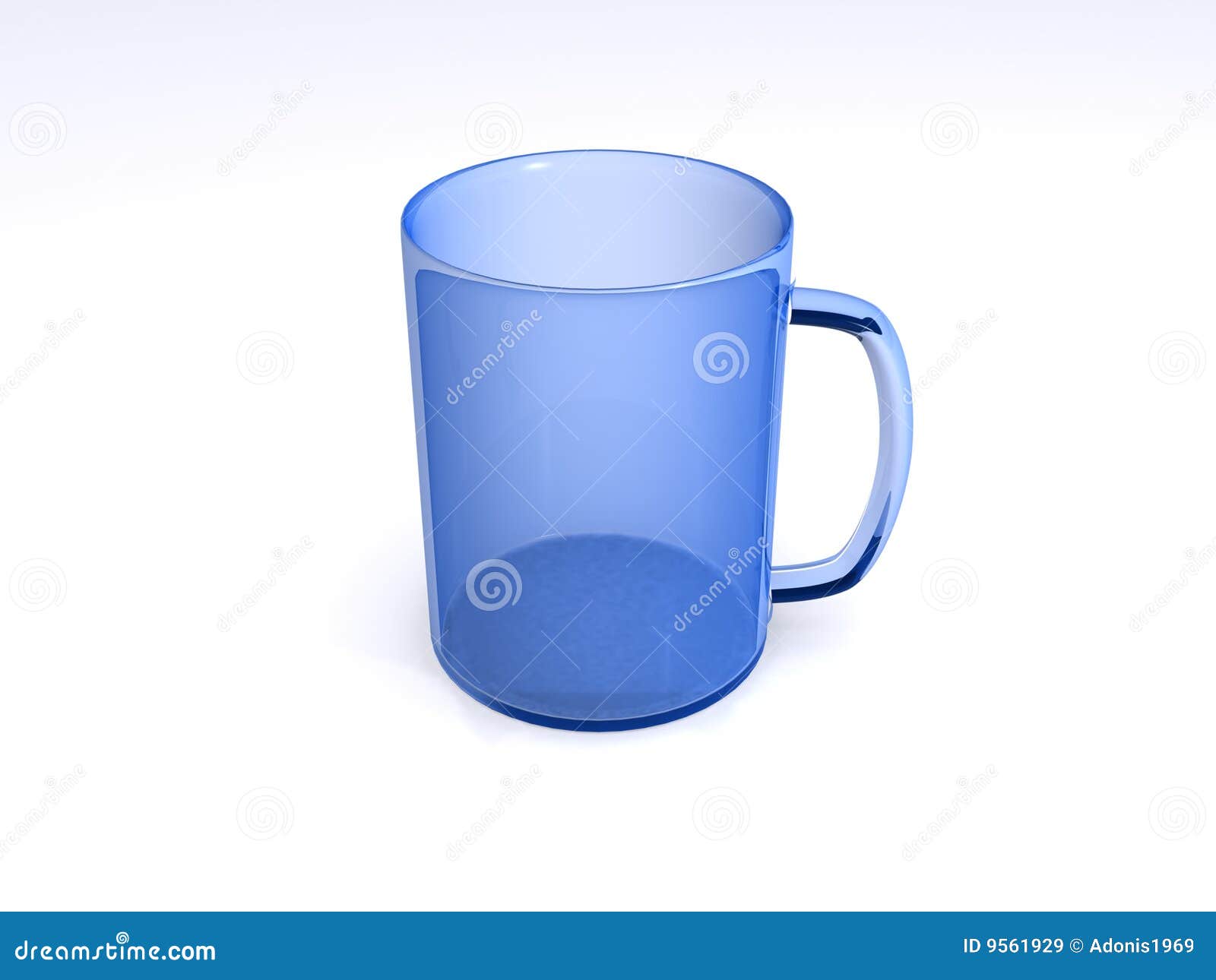 Blue glass tea cup stock image. Image of crockery, background - 9561929