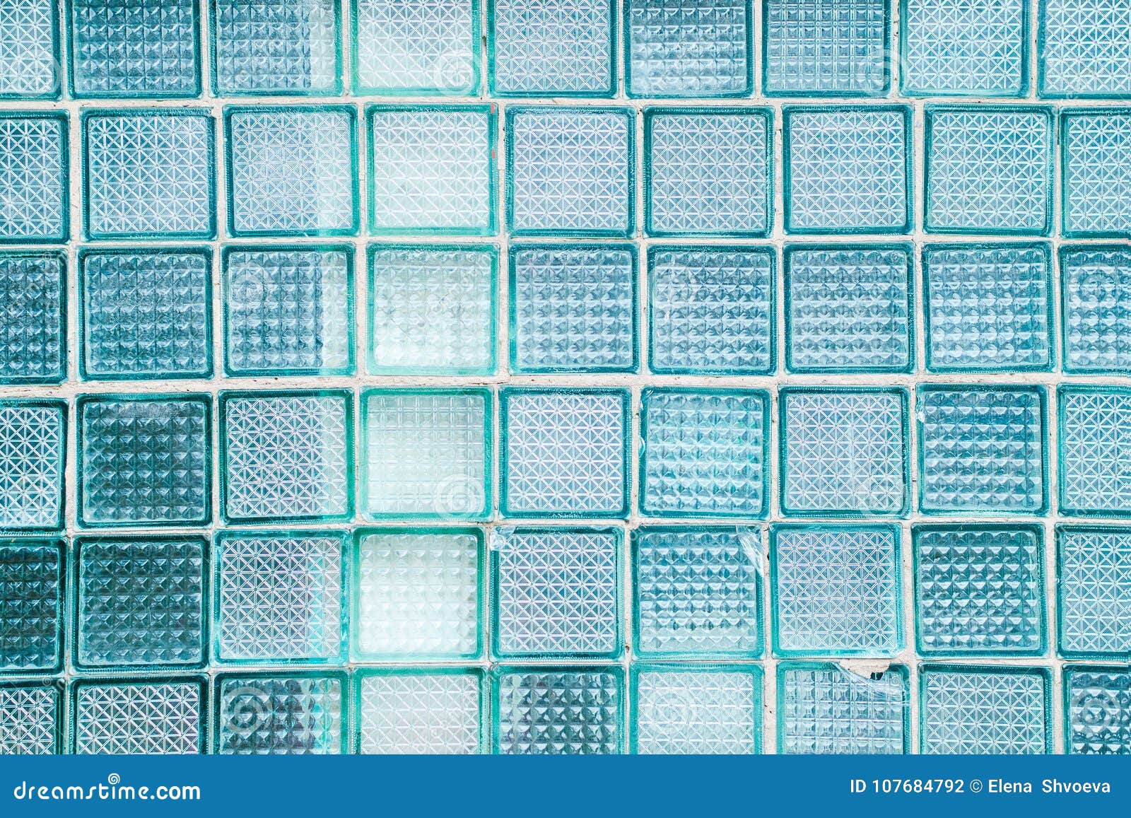 Blue glass tile background stock photo. Image of design - 107684792
