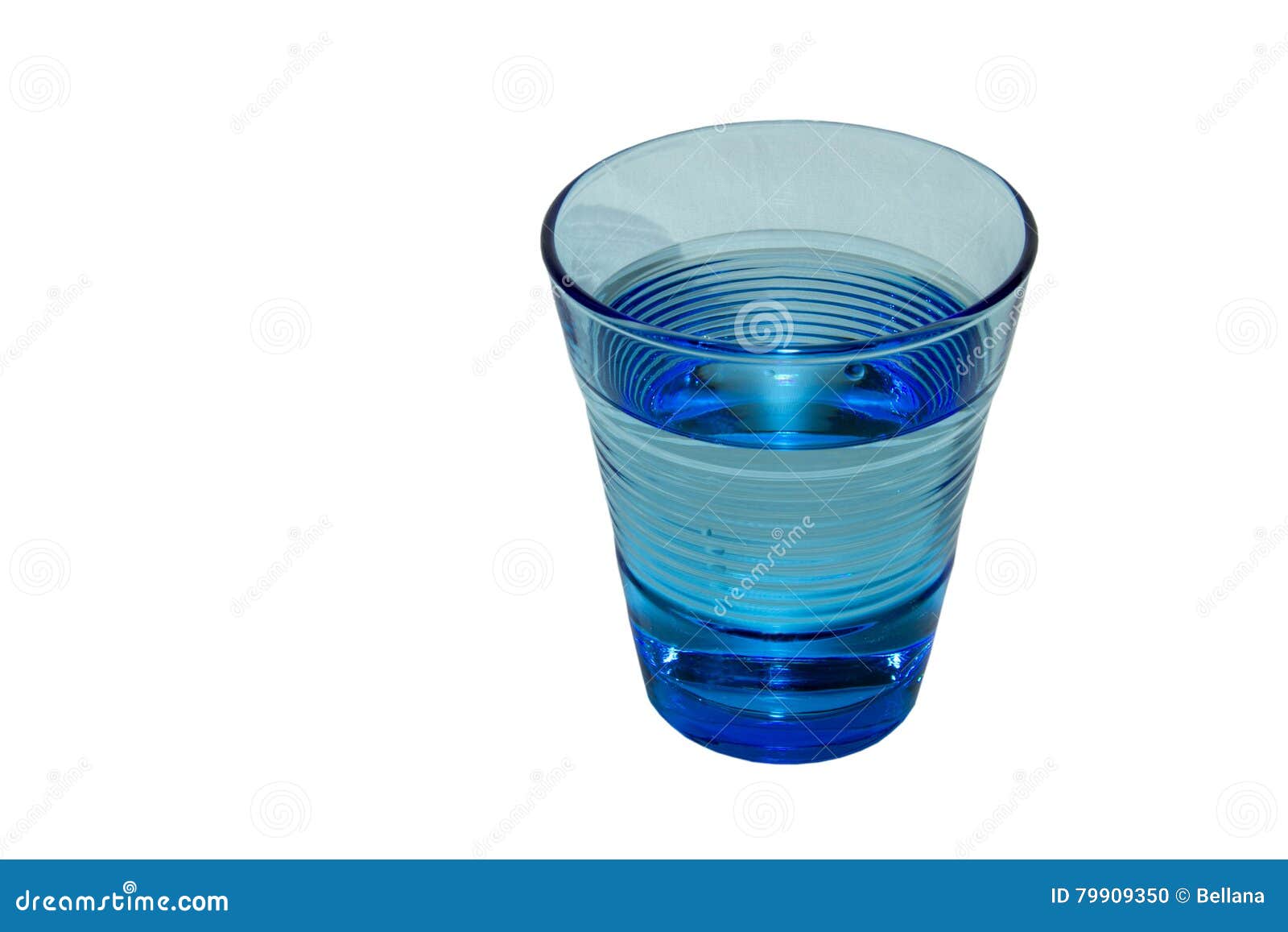Blue glass of water stock photo. Image of turquoise, liquid - 79909350