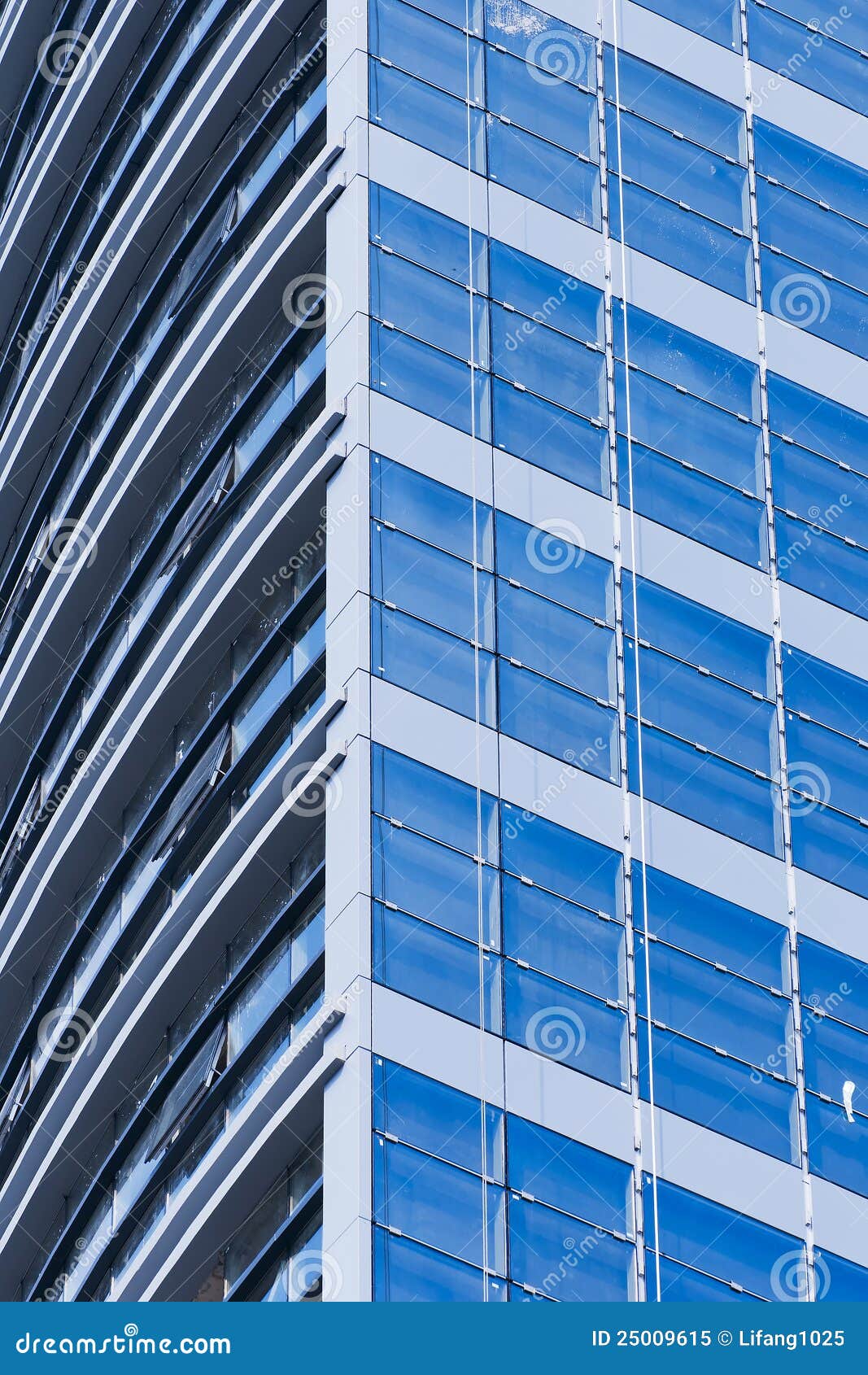 Blue glass Windows stock image. Image of outdoor, modern - 25009615