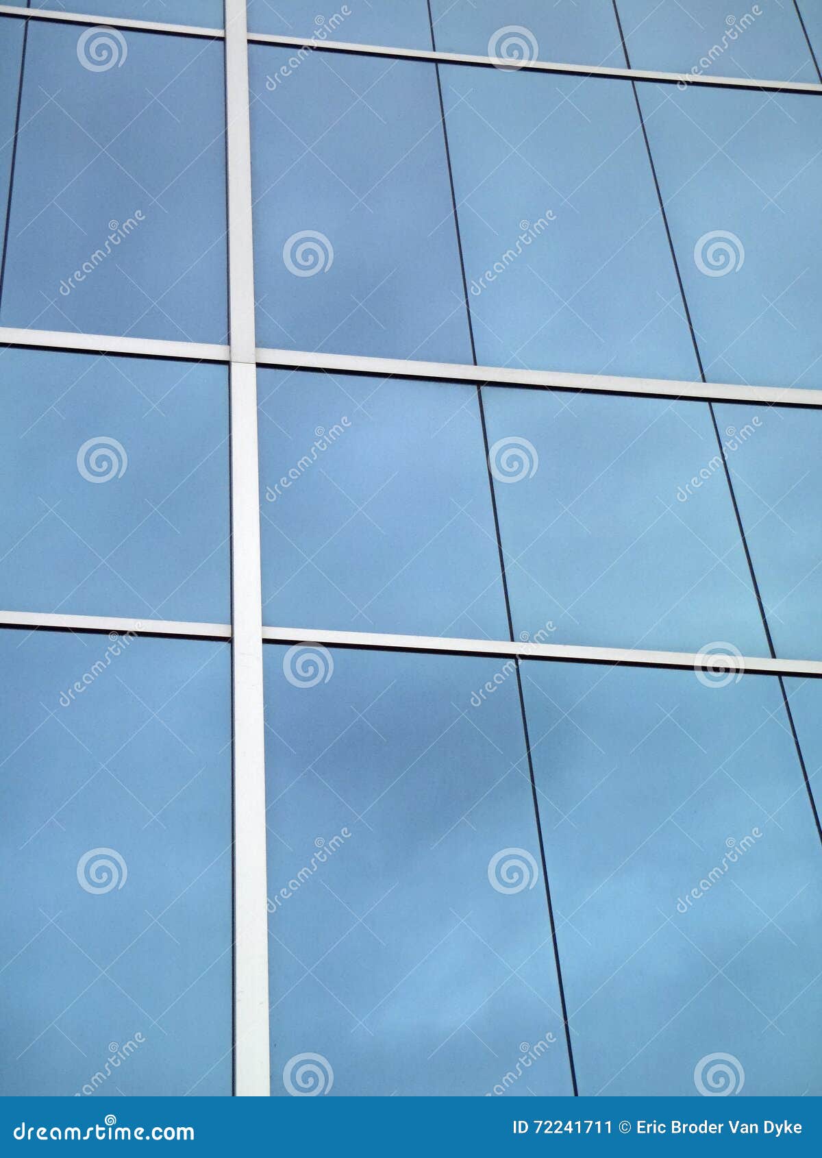 Blue Glass Windows stock image. Image of futuristic, exterior - 72241711