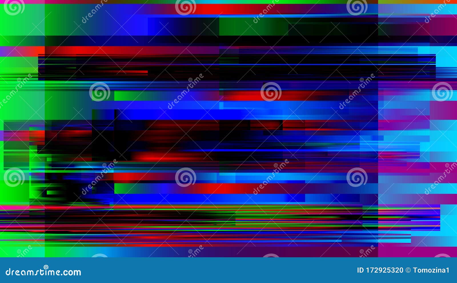Blue glitch texture stock vector. Illustration of blue - 172925320