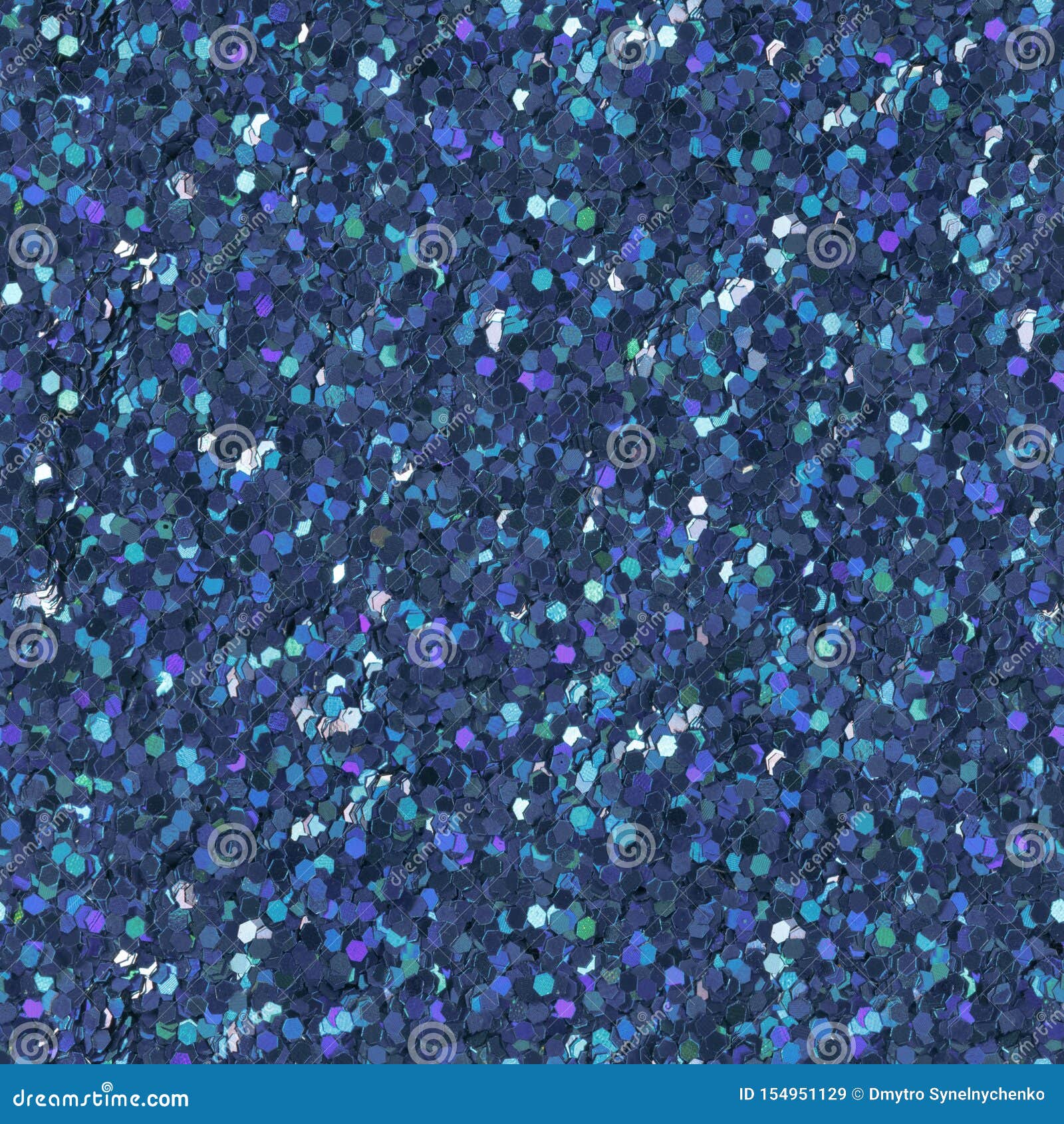 Blue Glitter Background. Low Contrast Photo. Seamless Square Texture ...