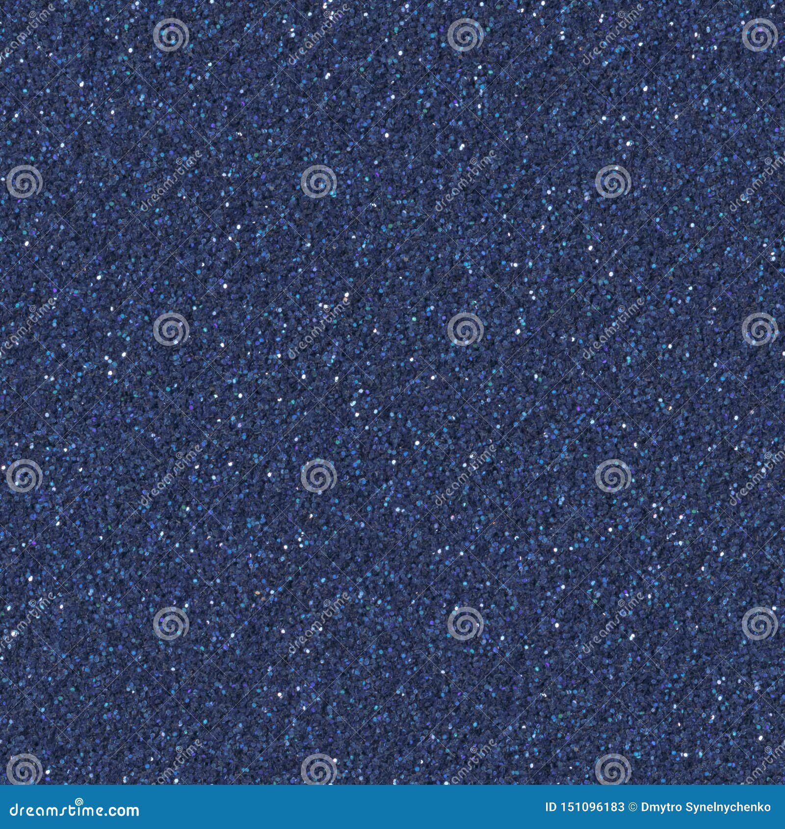 Blue Glitter for Texture or Background. Low Contrast Photo. Seamless ...