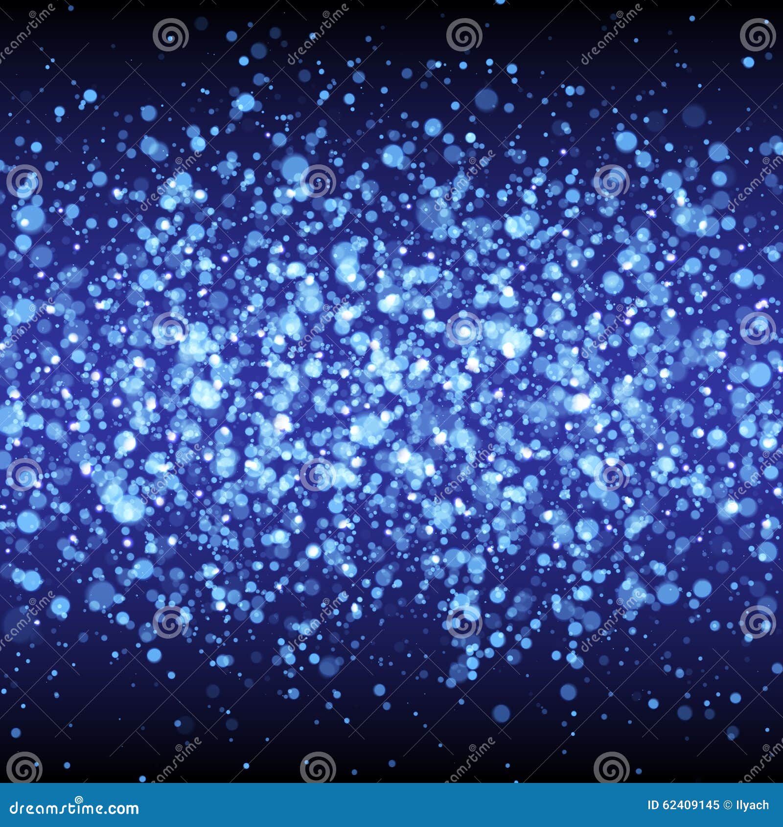 Blue Glittering Stardust Background. Stock Vector - Illustration of ...
