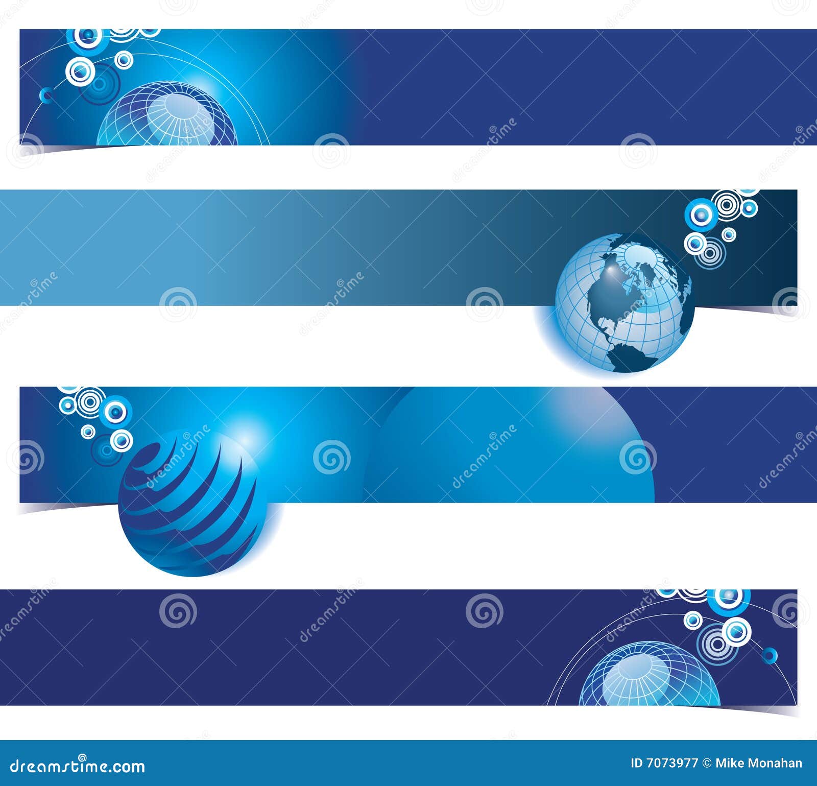 Blue Global Backgrounds stock vector. Illustration of design - 7073977