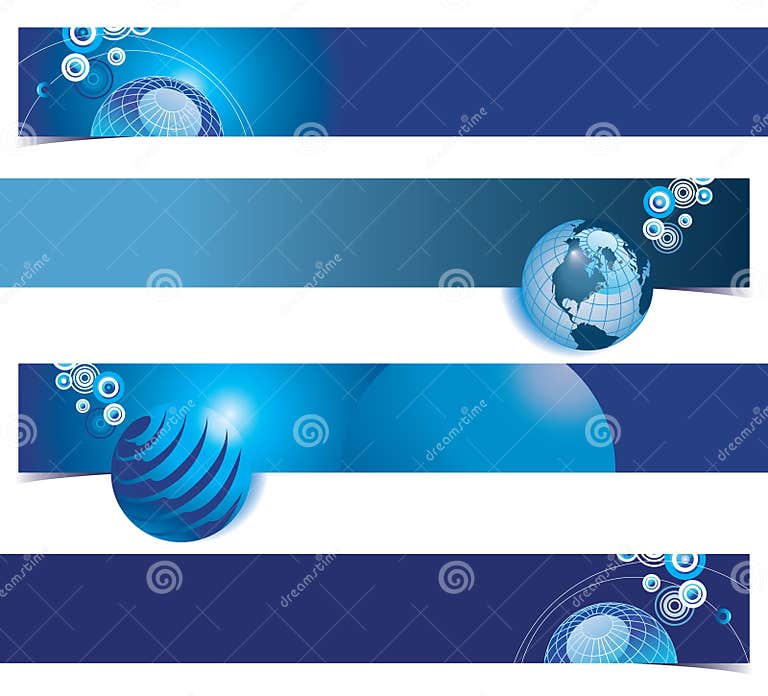 Blue Global Backgrounds stock vector. Illustration of design - 7073977