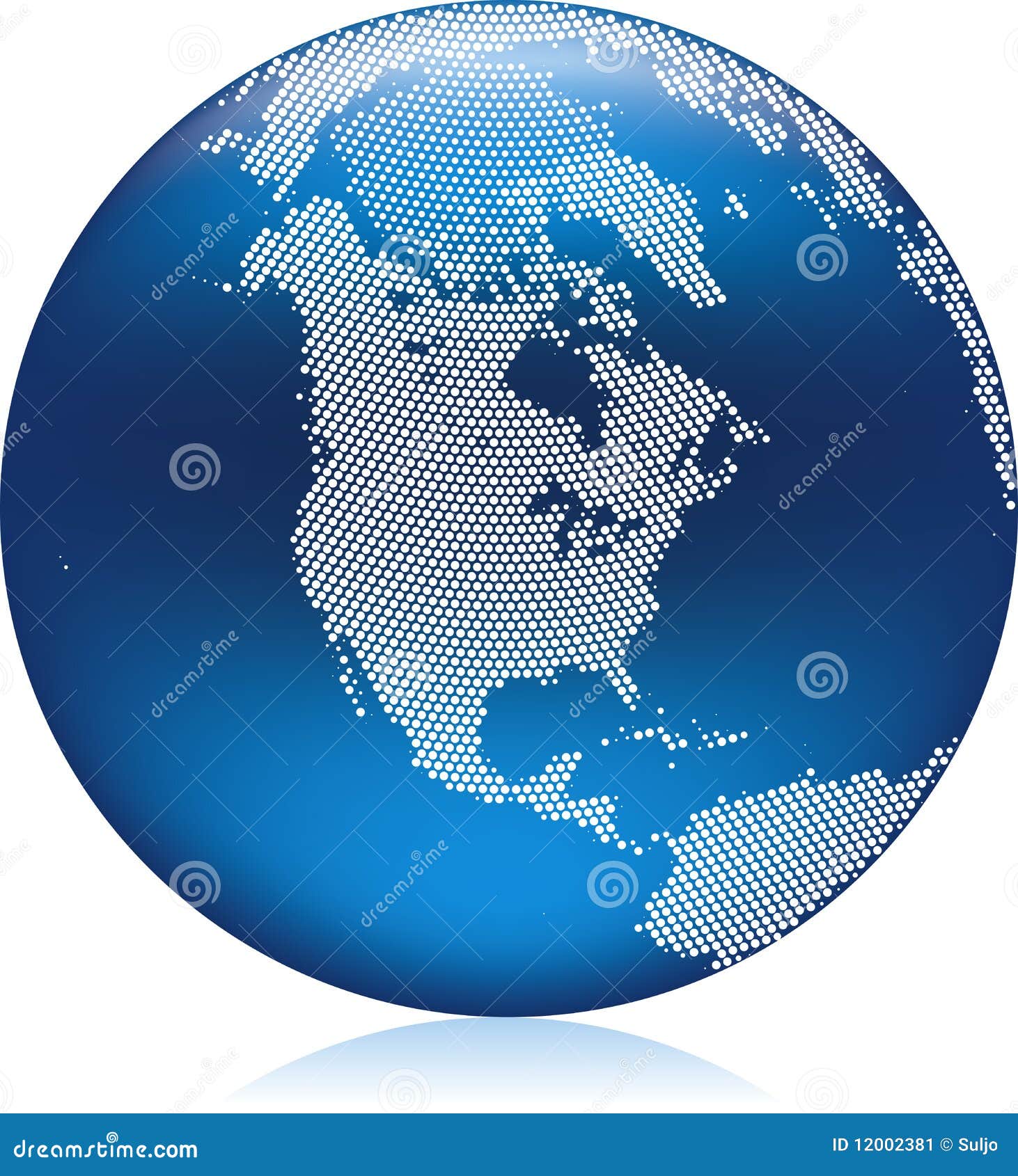 Blue Globe stock vector. Illustration of communications - 12002381