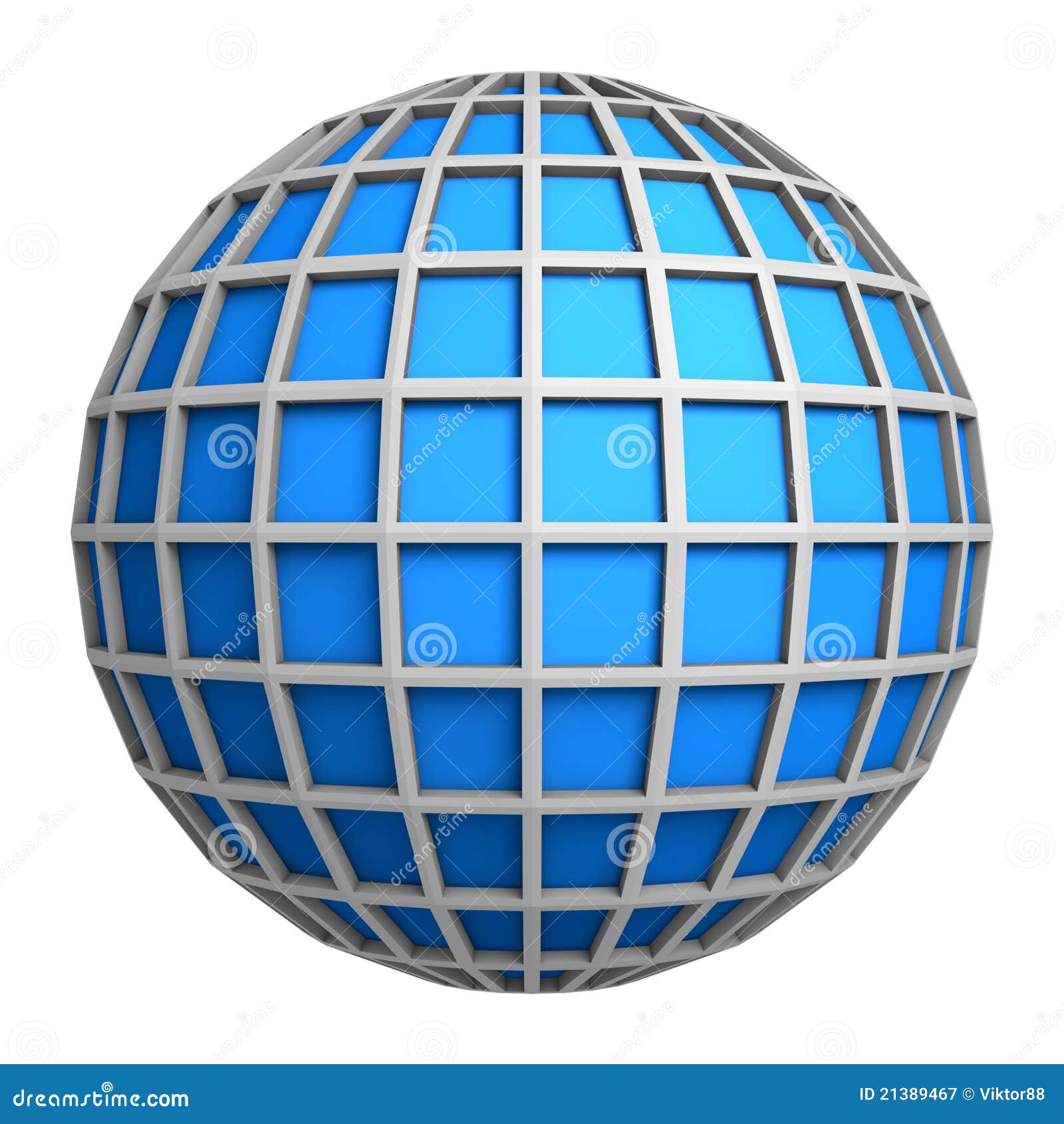 Blue globe symbol stock illustration. Illustration of sign - 21389467