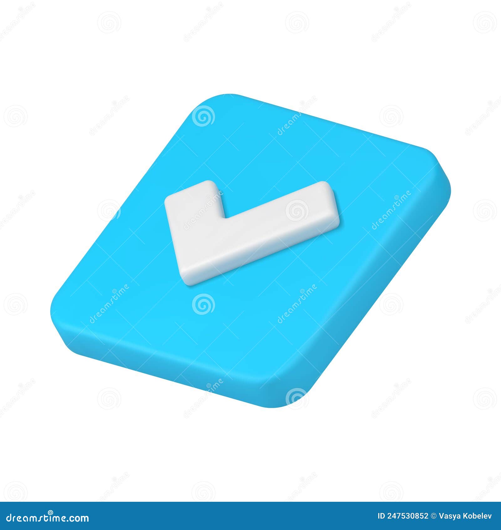 Done Check Mark In Checkbox Mission Job Accomplishment Complete Royalty ...