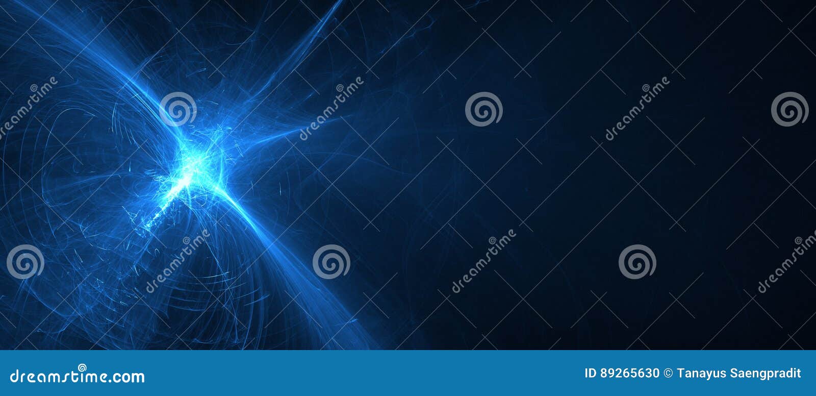 Blue glow energy wave. stock illustration. Illustration of fantastic ...
