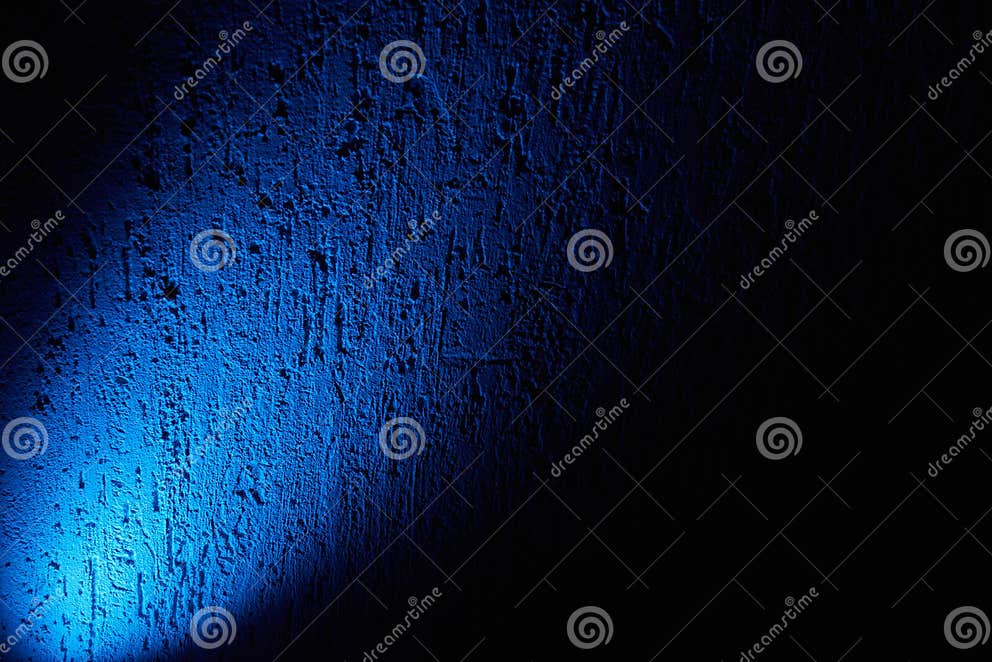 Blue Glow of Light on a Black Background Stock Photo - Image of color ...