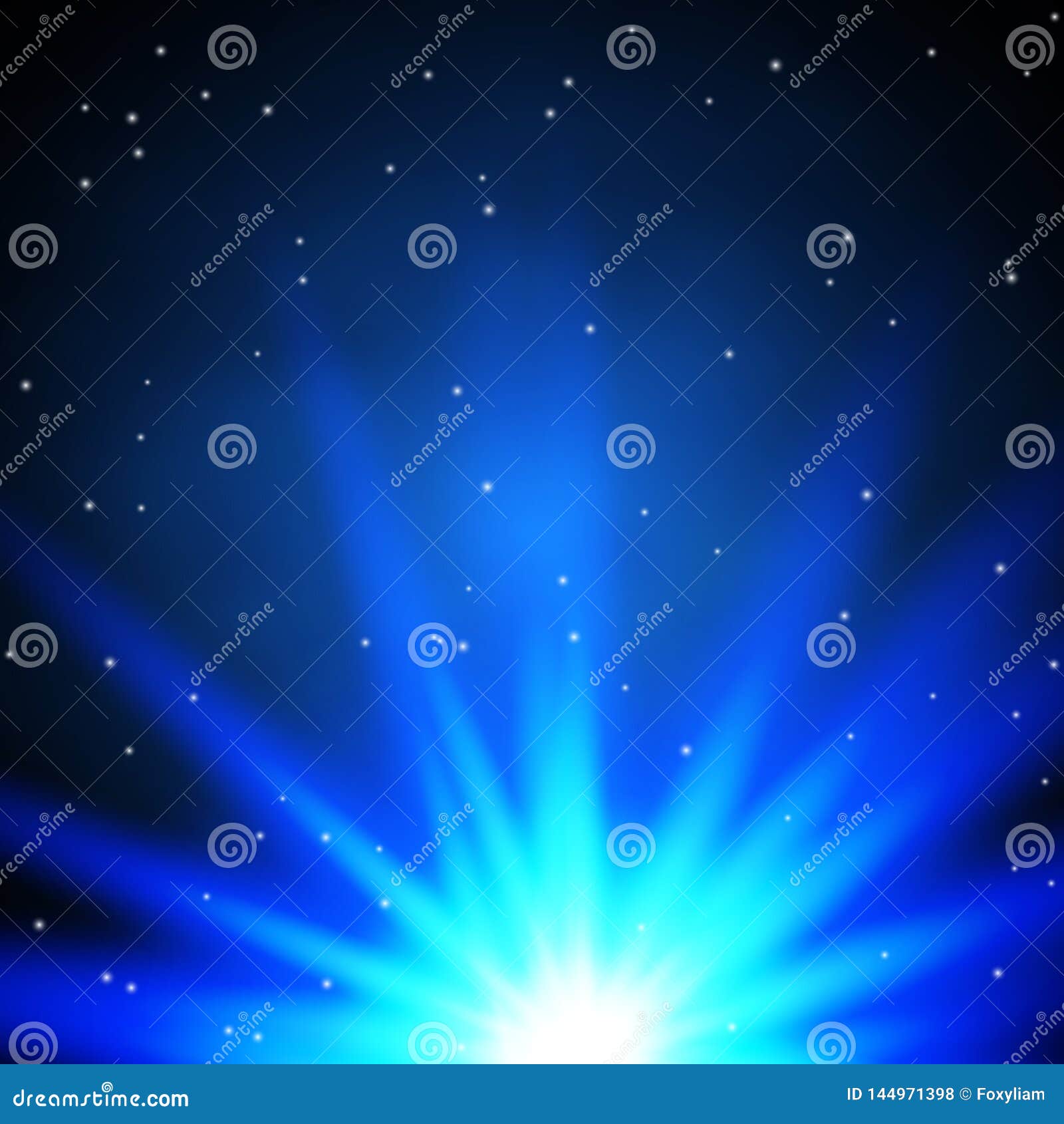 Abstract Blue Glow Light Effect Stock Vector - Illustration of explode ...