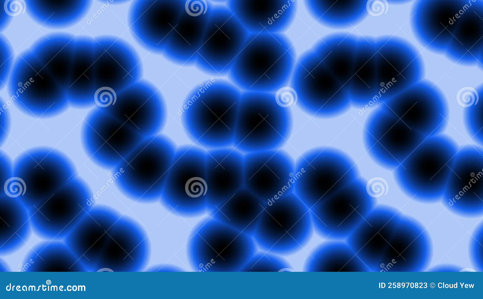 Blue Glow Outline Cell Pattern Animation Stock Video - Video of design ...