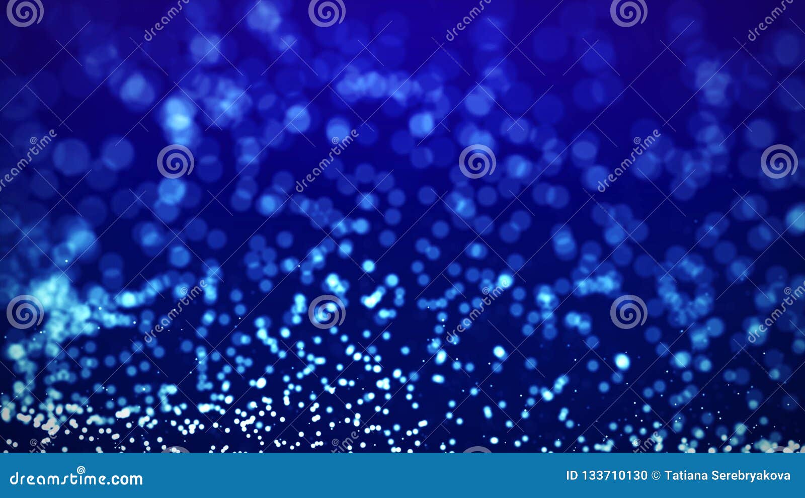 Blue Glow Particles Field Computer Generated Festive Holiday Blur ... Blue Glow Particles Field Computer Generated Festive Holiday Blur ...