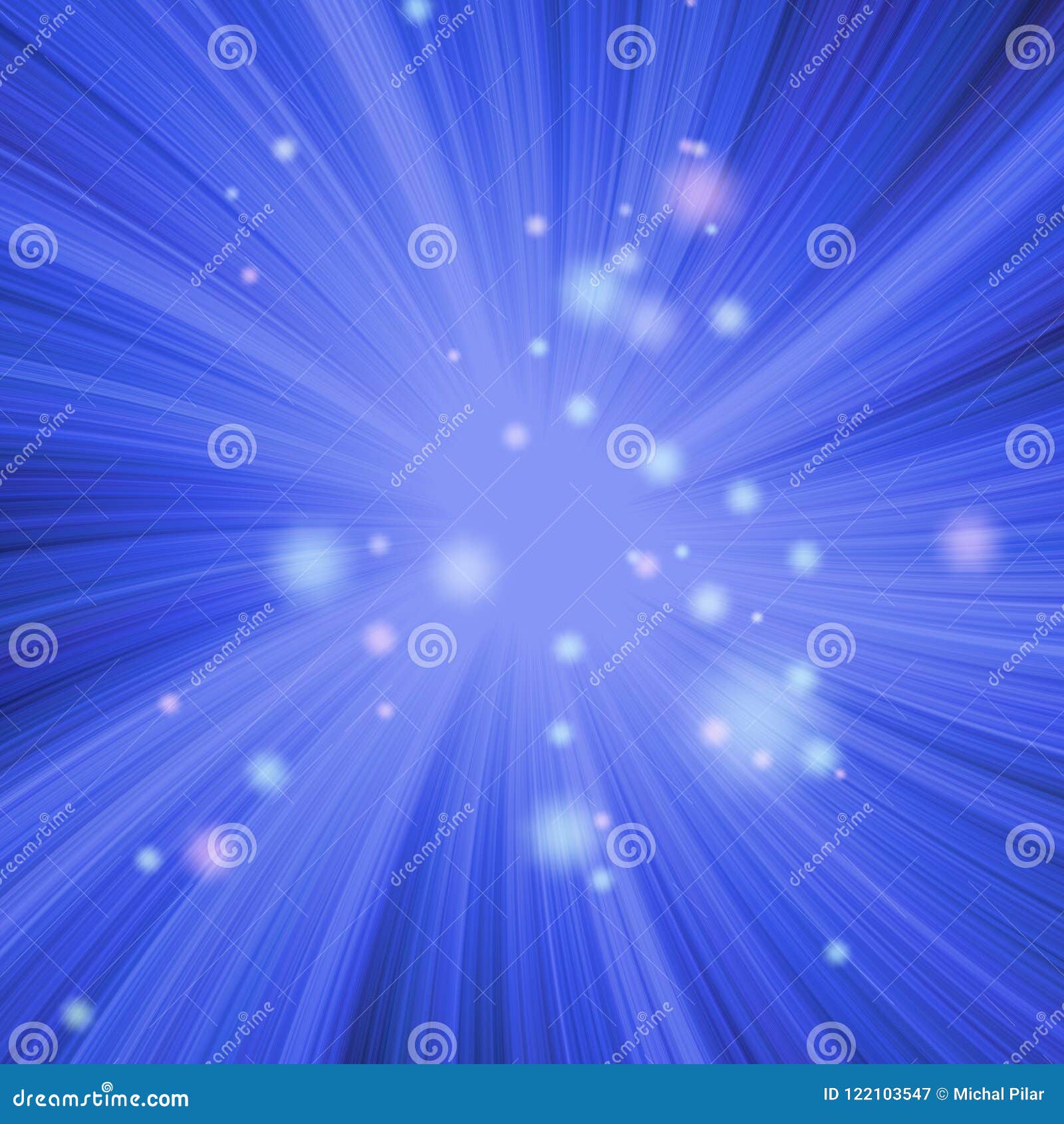 Blue Glow Texture with Stars Stock Illustration - Illustration of ...