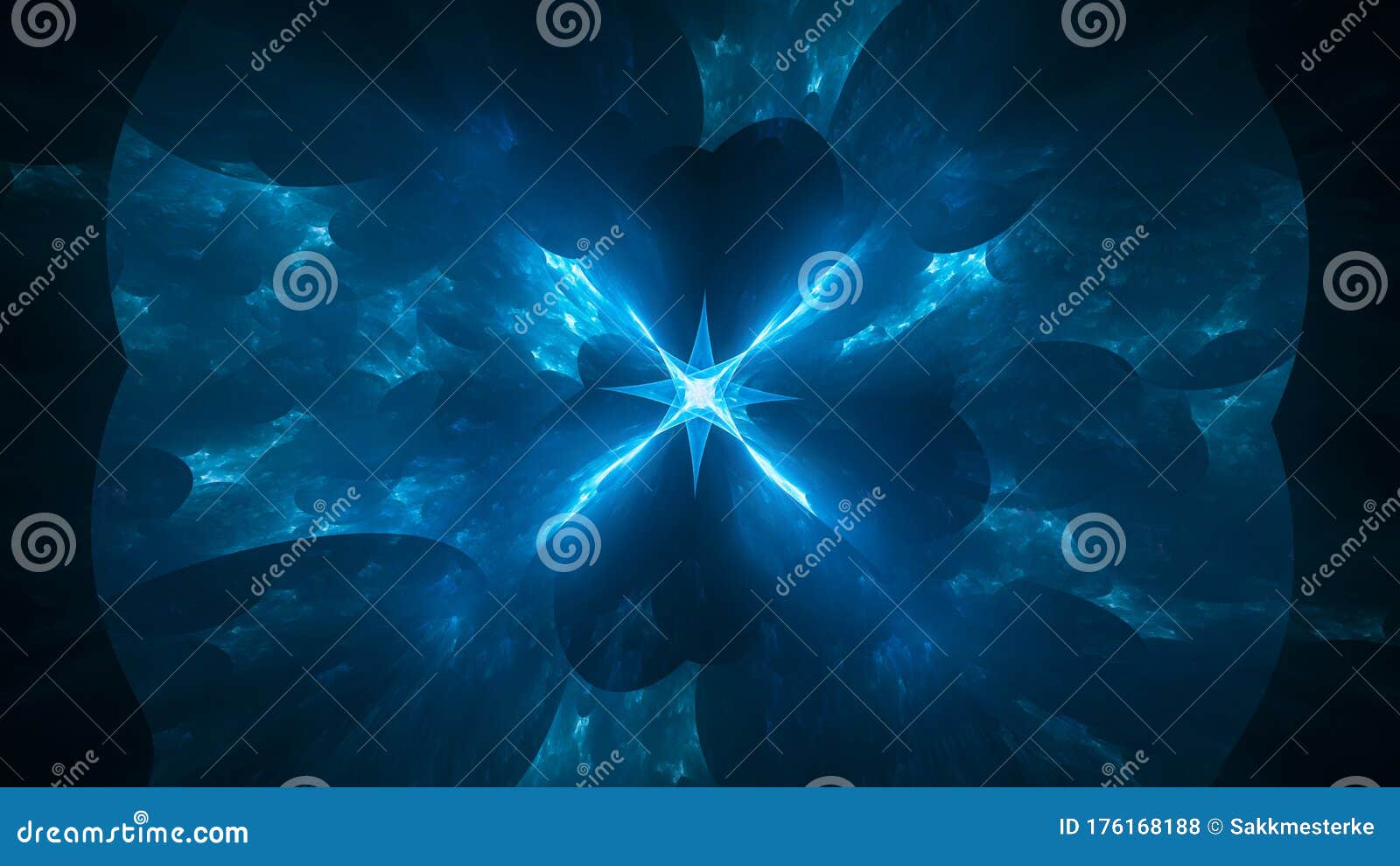 Blue glowing antimatter stock illustration. Illustration of color ...