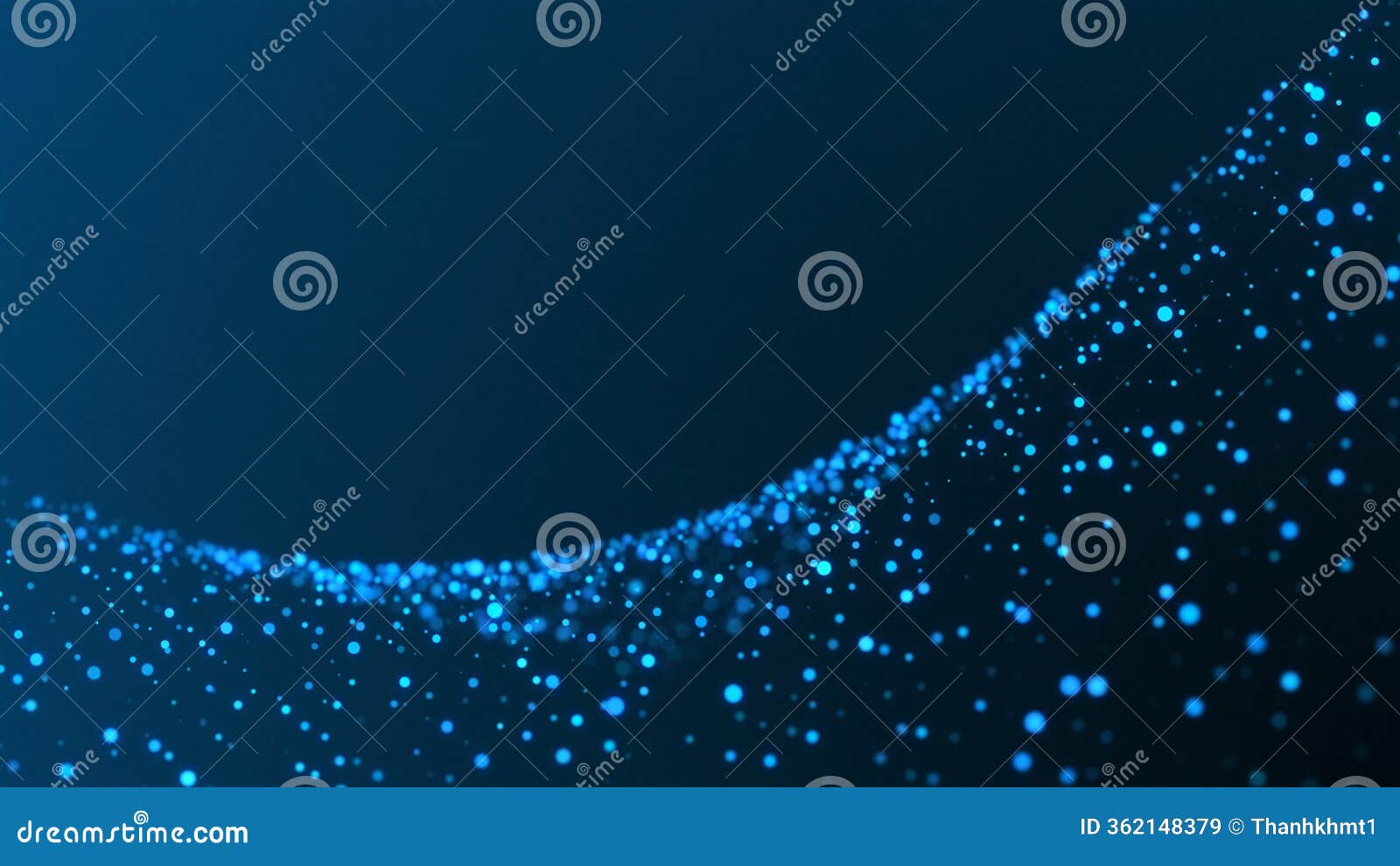 Sky Blue Trapcode Form Wave Background. Creative Digital Wave Texture ...