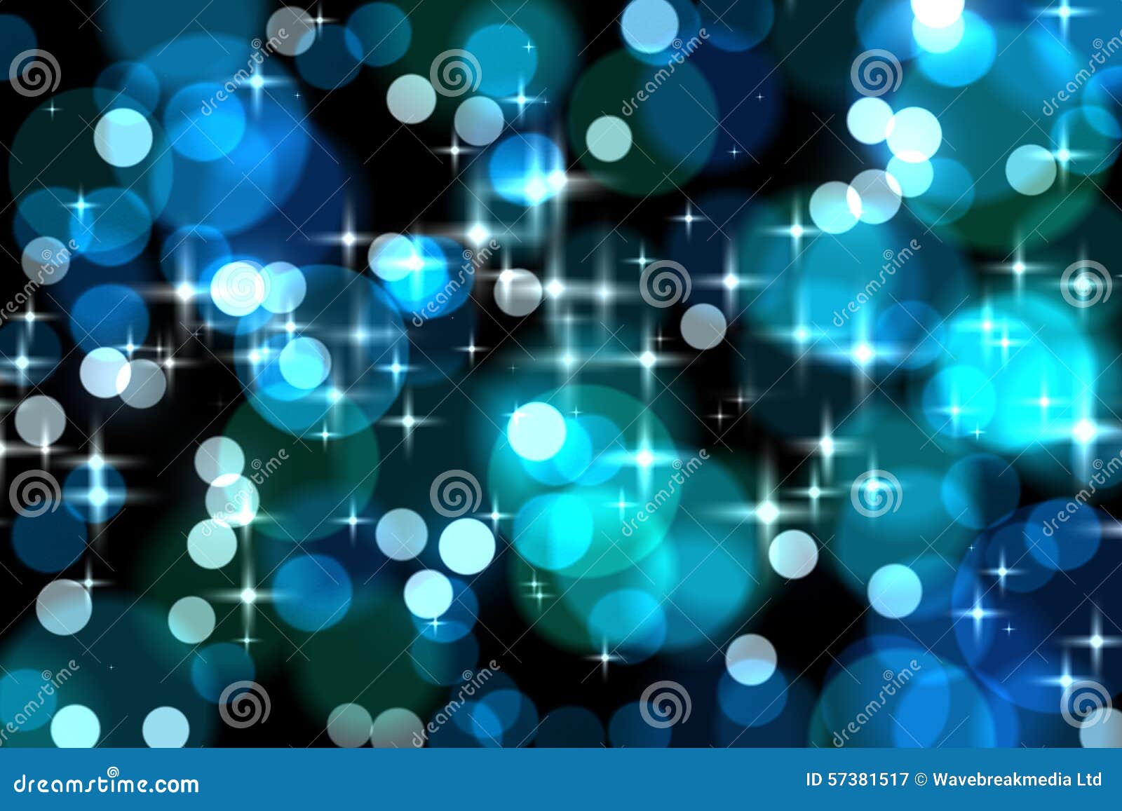 Blue Glowing Dots Design Pattern Stock Illustration - Illustration of ...