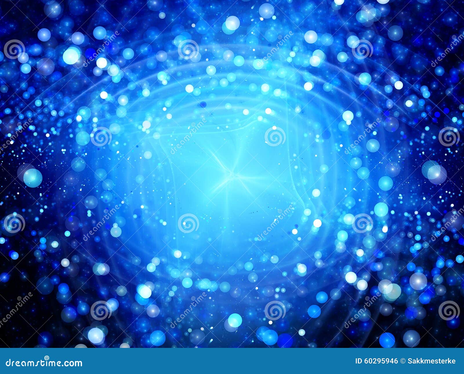 Blue Glowing Explosion of New Technology Stock Photo - Image of bright ...